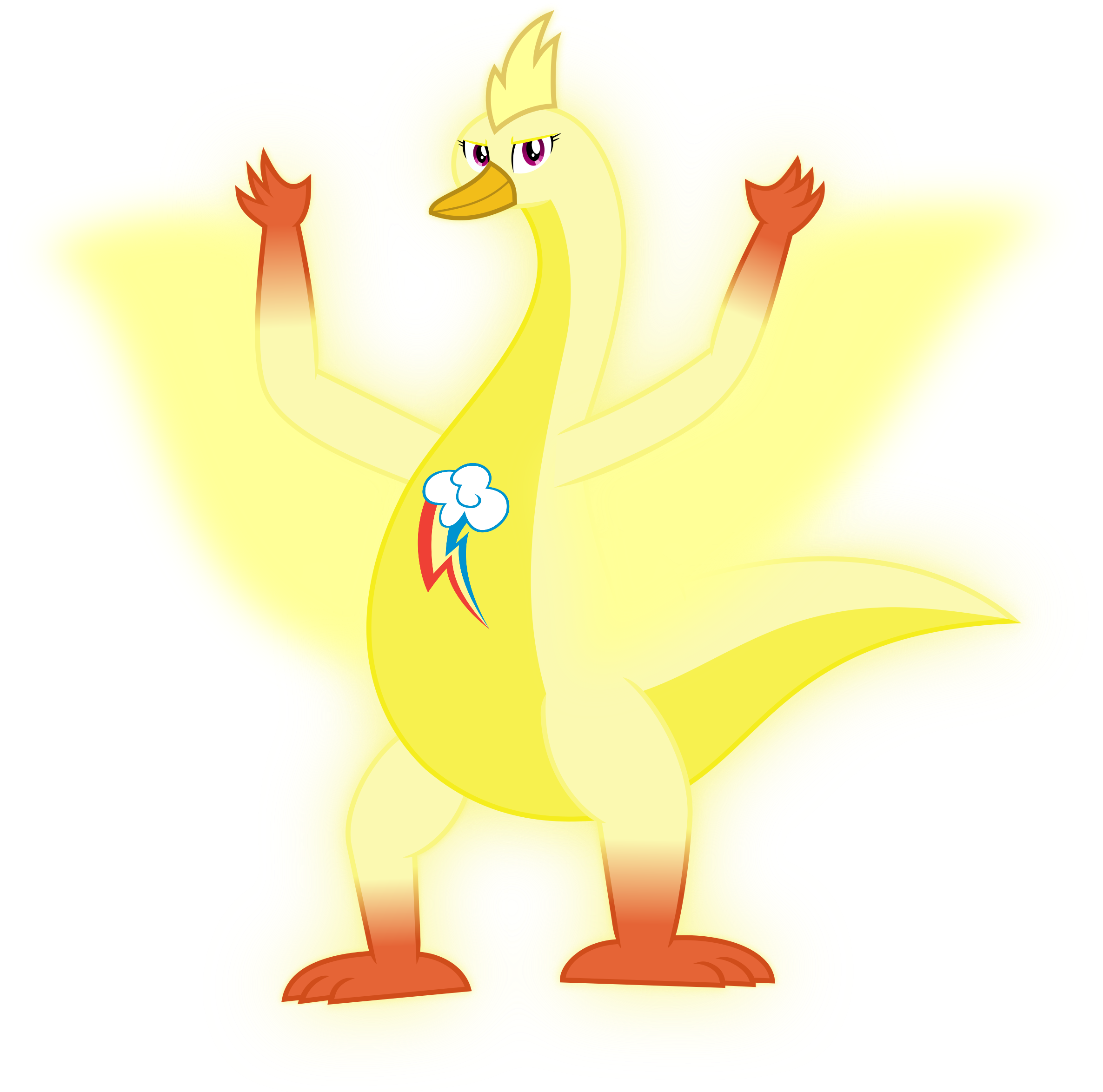 #3394867 - safe, artist:static51302, rainbow dash, bird, fanfic:choose ...