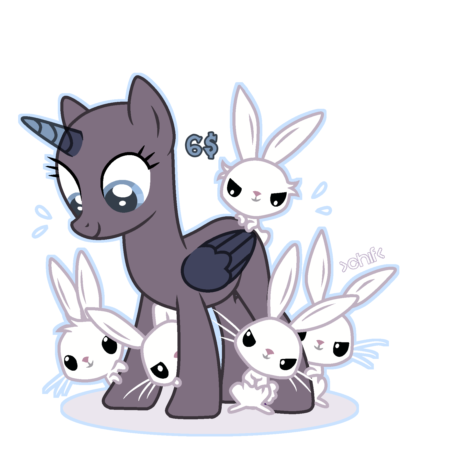 #3395580 - safe, oc, oc only, earth pony, pony, rabbit, advertisement ...