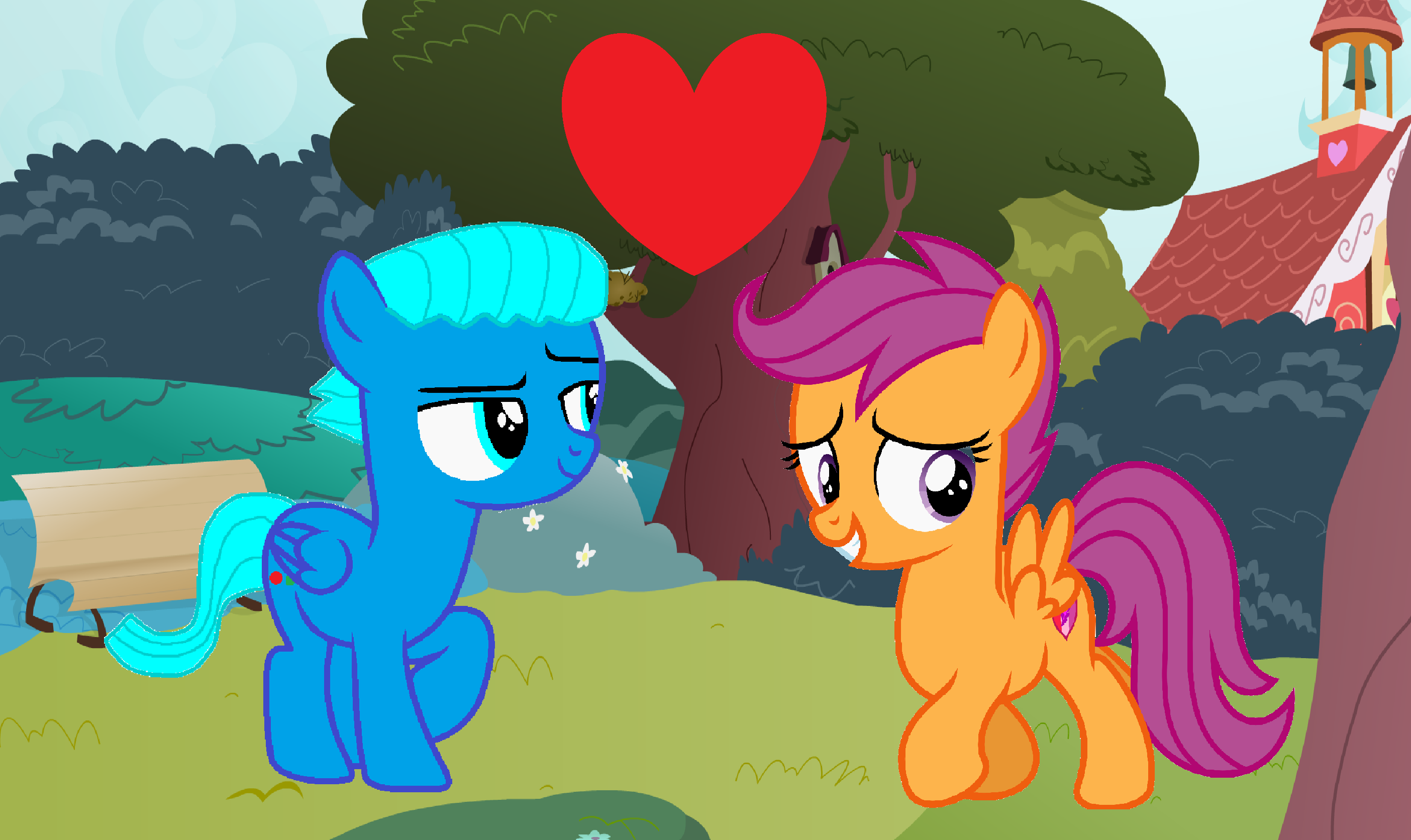 #3397671 - safe, artist:memeartboi, scootaloo, pegasus, pony, g4 ...