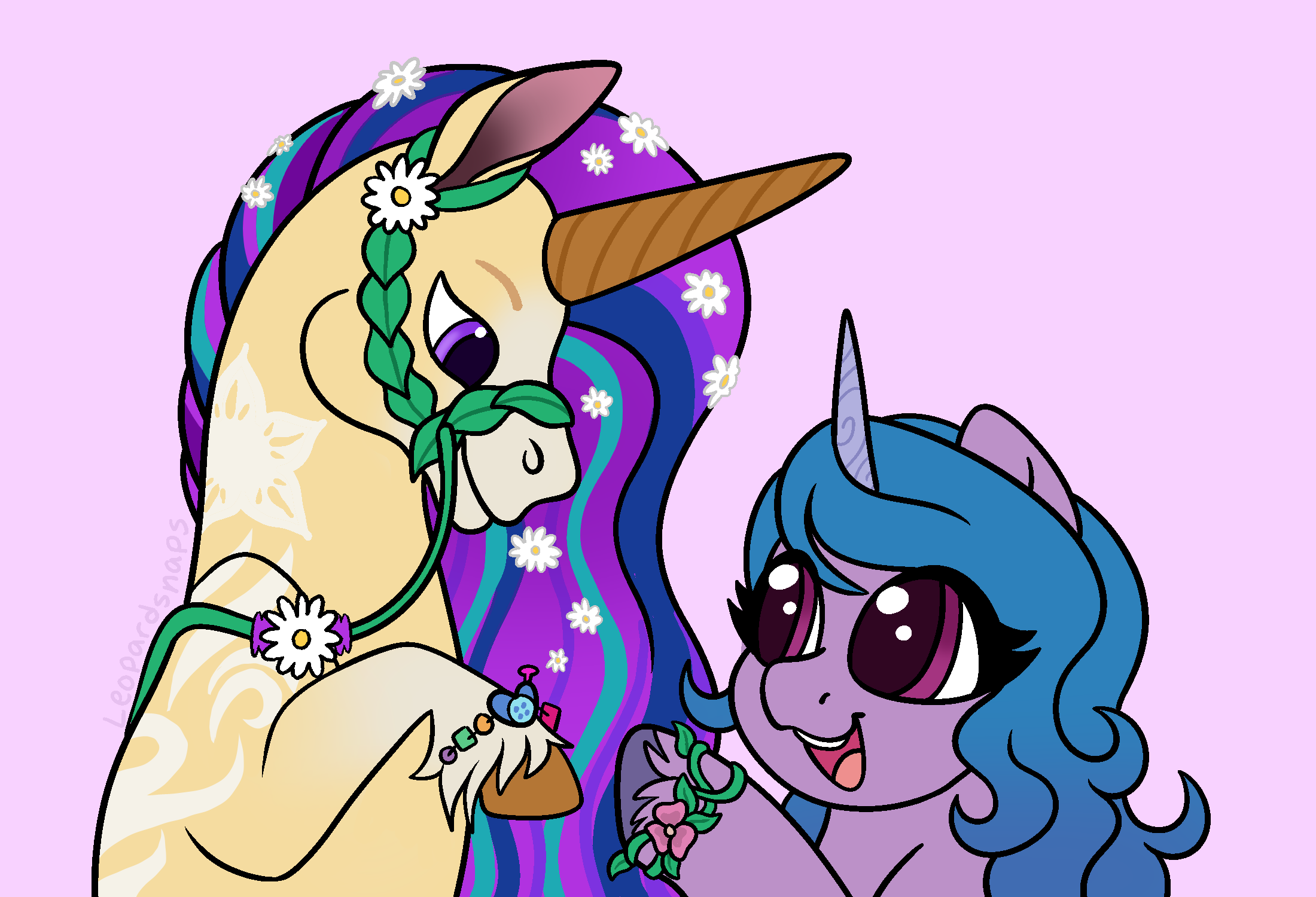 #3397690 - safe, artist:leopardsnaps, izzy moonbow, horse, pony ...