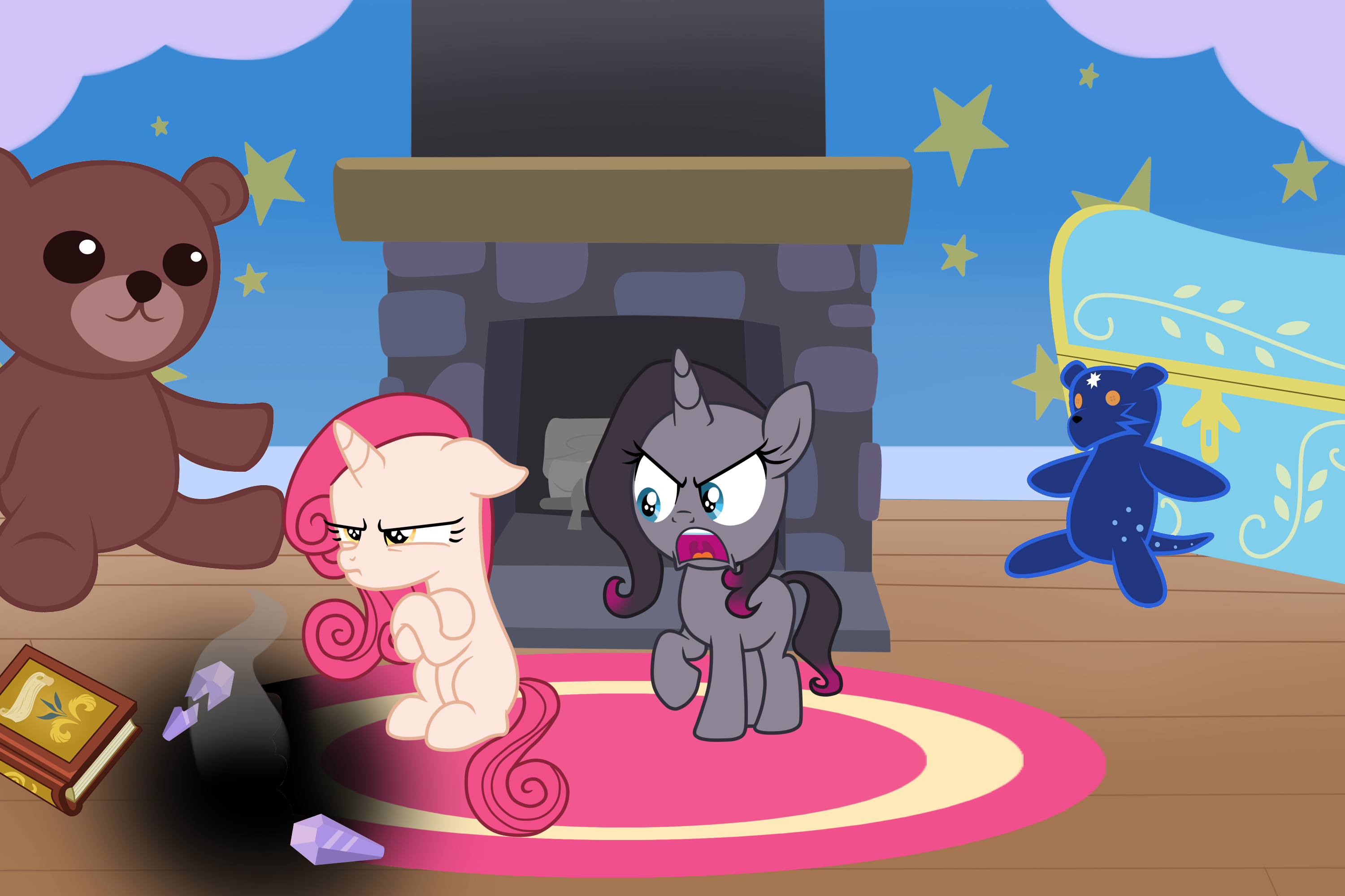 #3398349 - safe, artist:messy sketch, oleander (tfh), princess amore ...