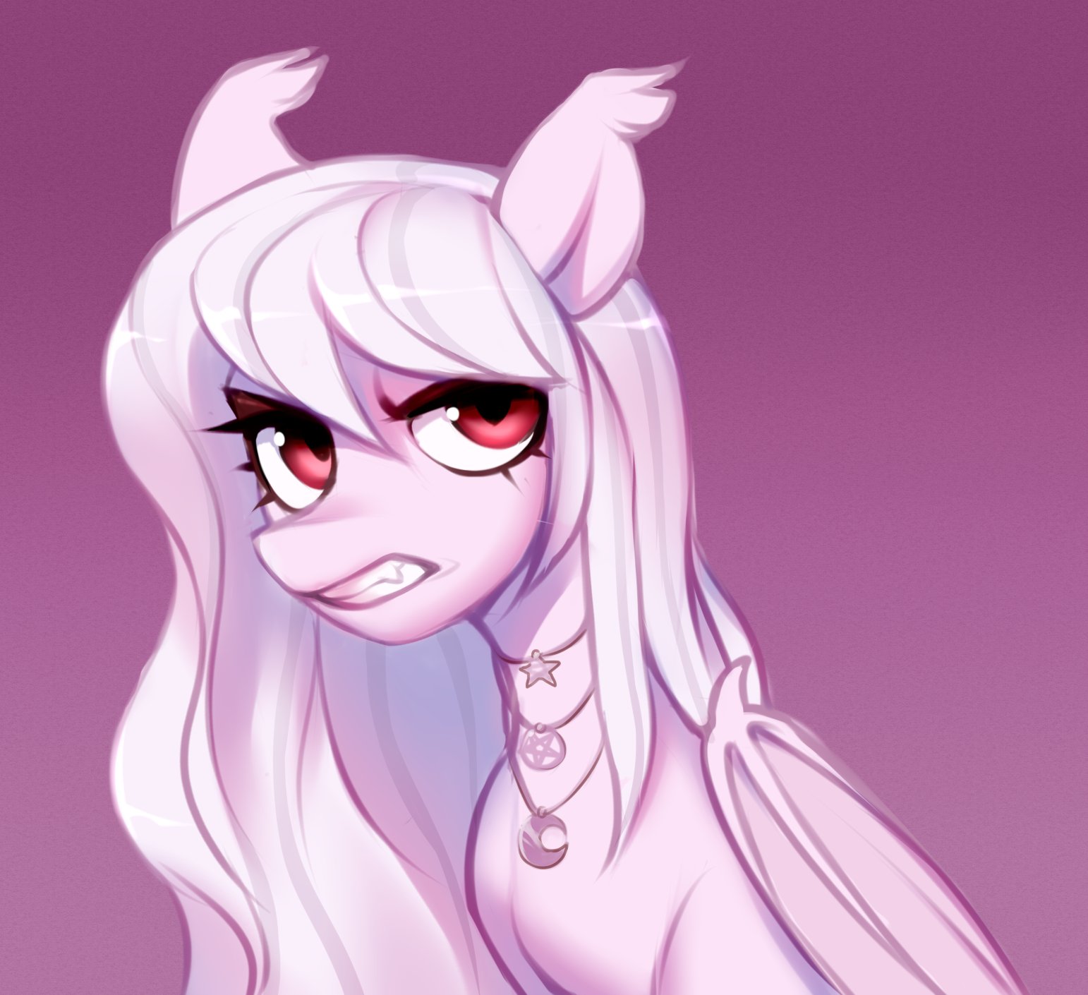 #3412728 - safe, artist:vensual99, oc, oc only, bat pony, pony, ear ...