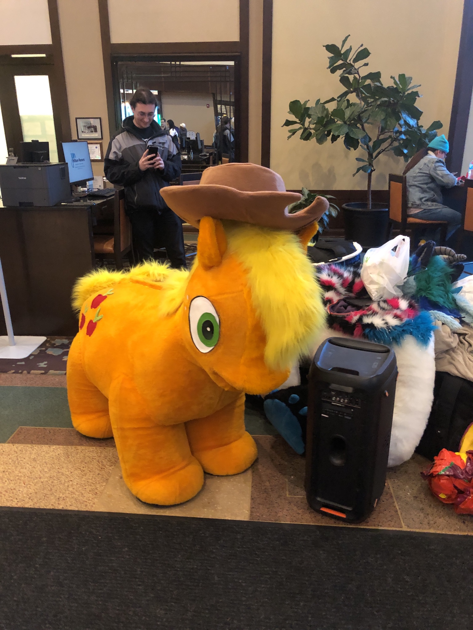 #3419895 - safe, artist:vglowbold, applejack, earth pony, human, g4 ...