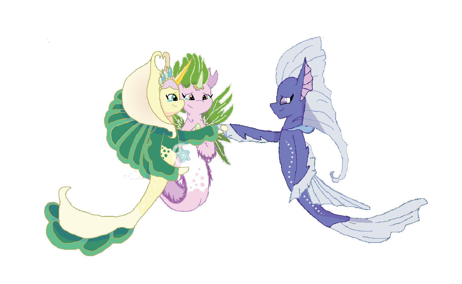 #3420017 - safe, artist:trini-mite, idw, maris the crow, princess ...