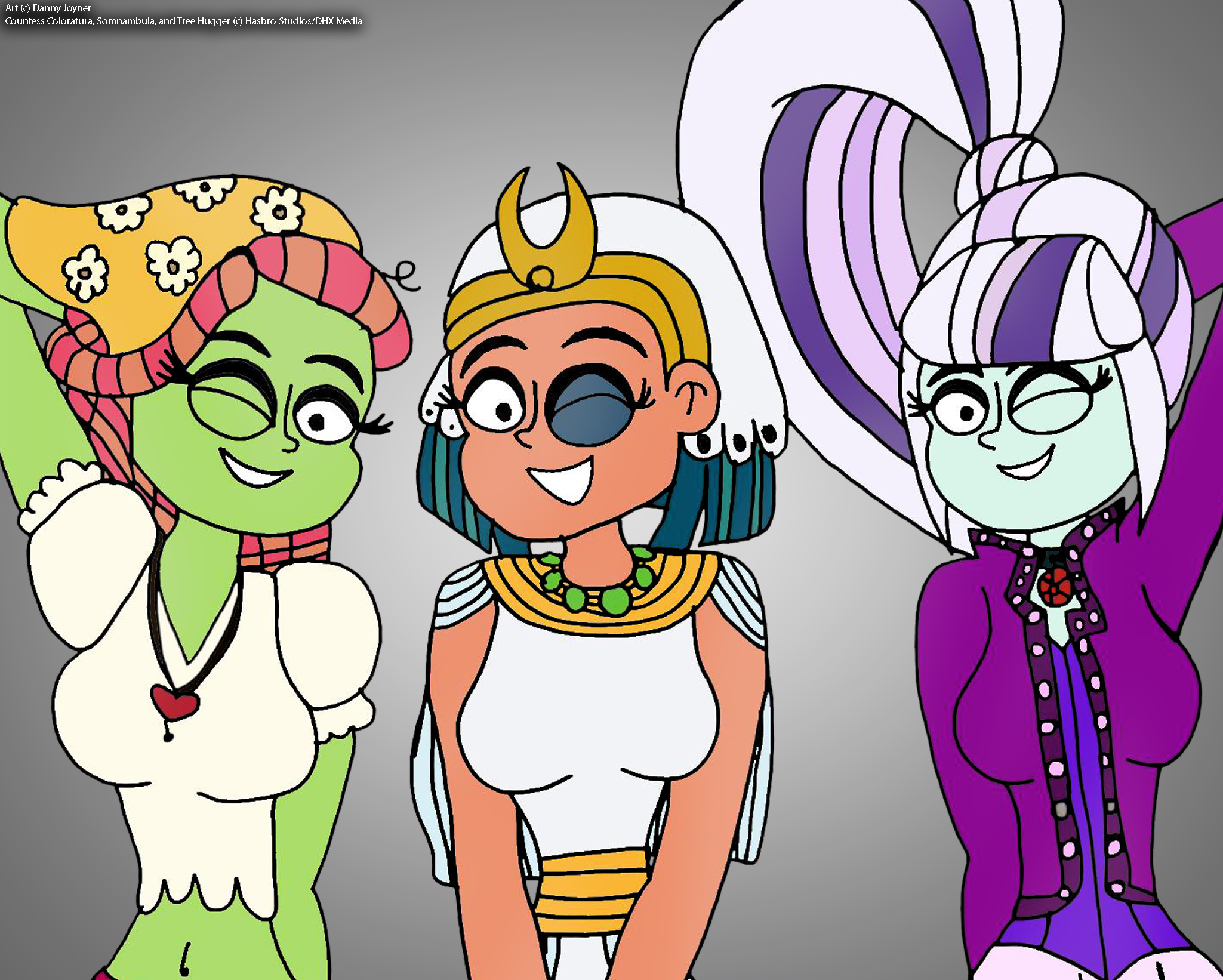 #3420037 - safe, artist:rdj1995, coloratura, somnambula, tree hugger ...