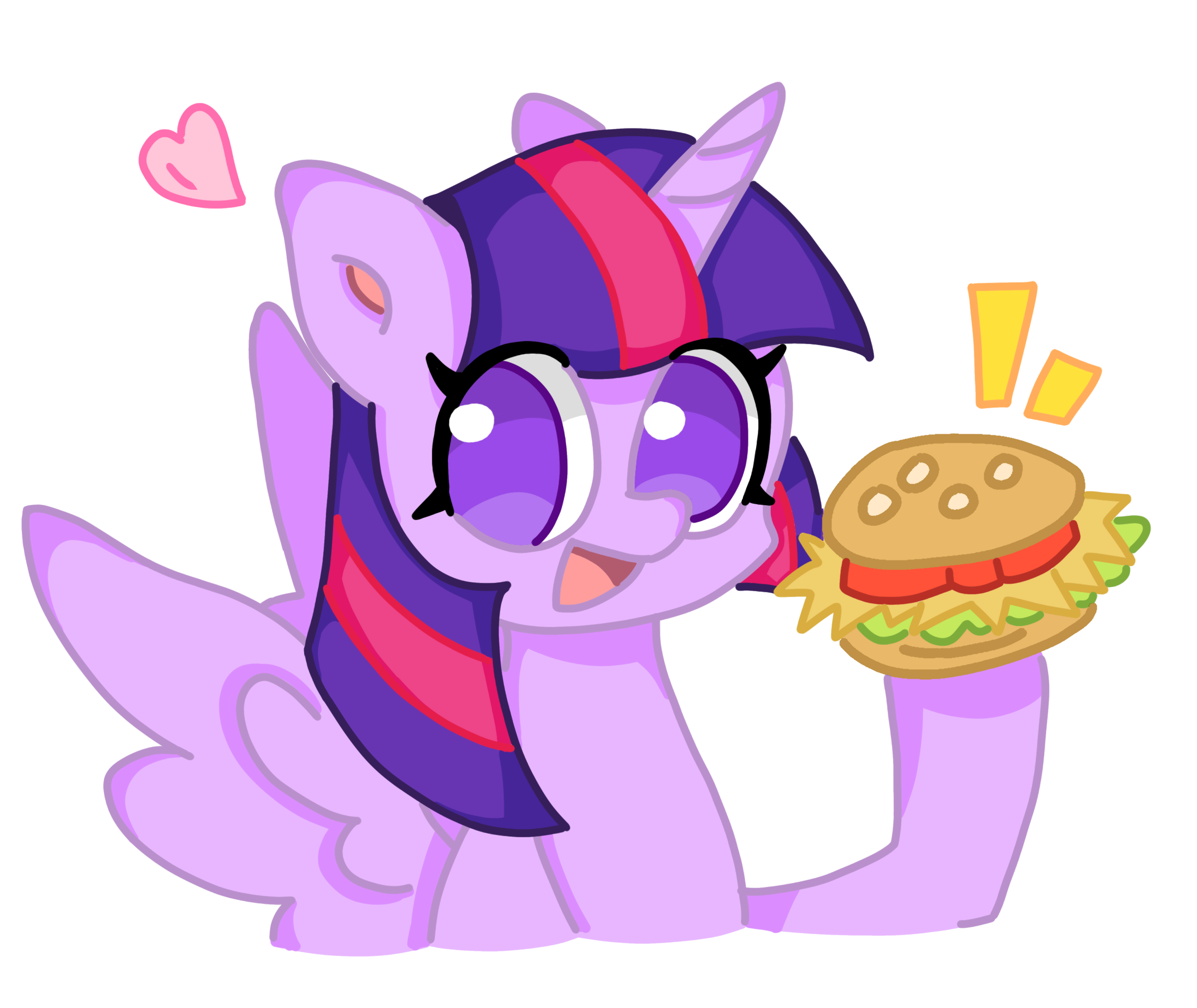 #3422231 - dead source, safe, twilight sparkle, alicorn, burger, cute ...