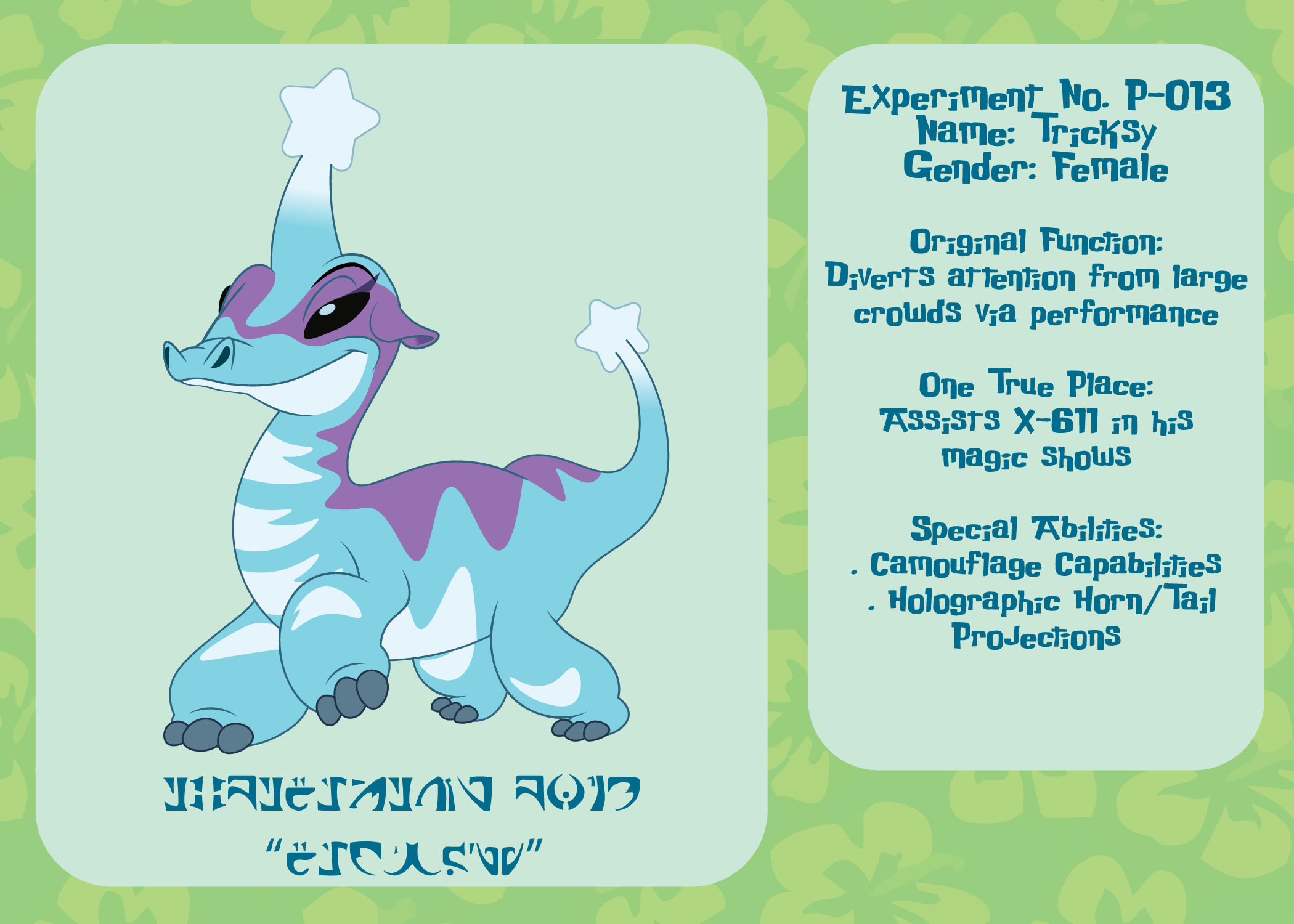 #3413416 - safe, artist:prixy05, trixie, alien, g4, experiment, female, lilo and stitch ...