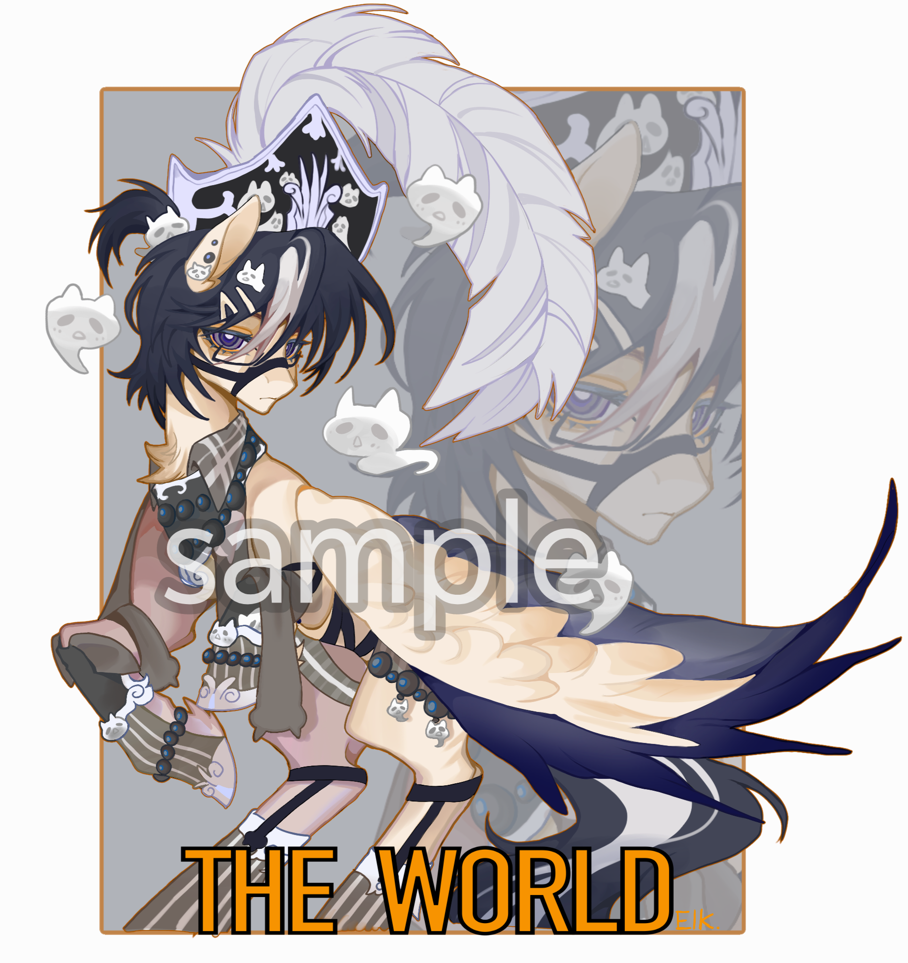 #3425345 - safe, artist:xinjinjumin461028308191, oc, oc only, ghost ...