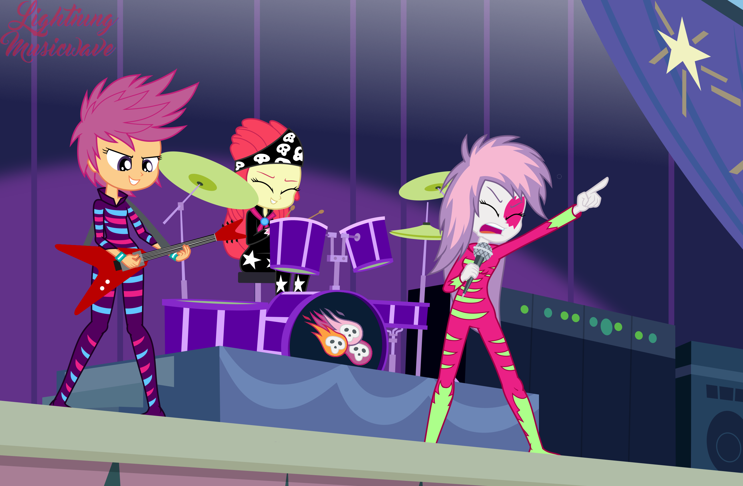 #3427641 - safe, alternate version, artist:lightning_musicwave_safe ...