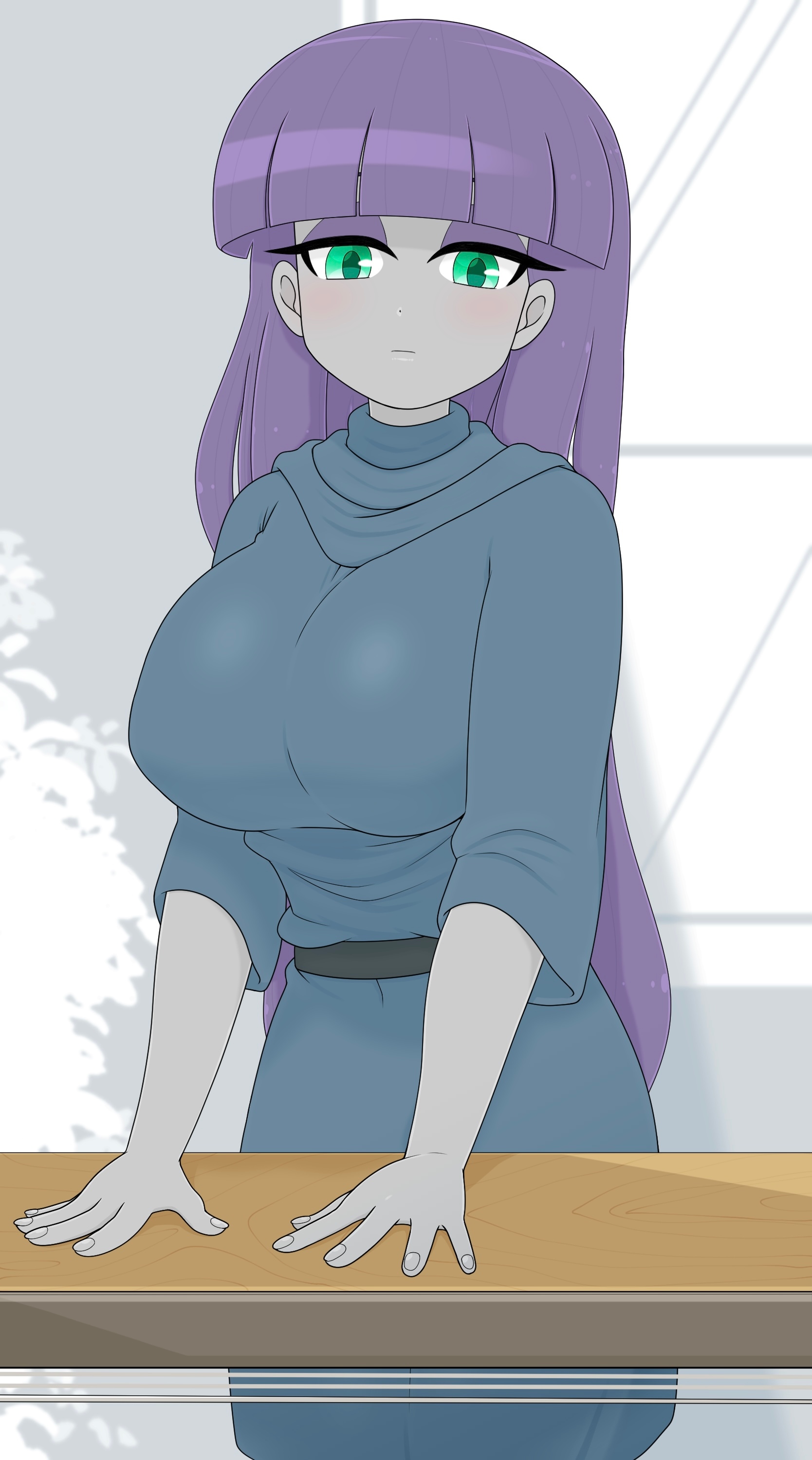 #3429109 - safe, artist:batipin, maud pie, human, equestria girls, g4, big breasts, breasts ...