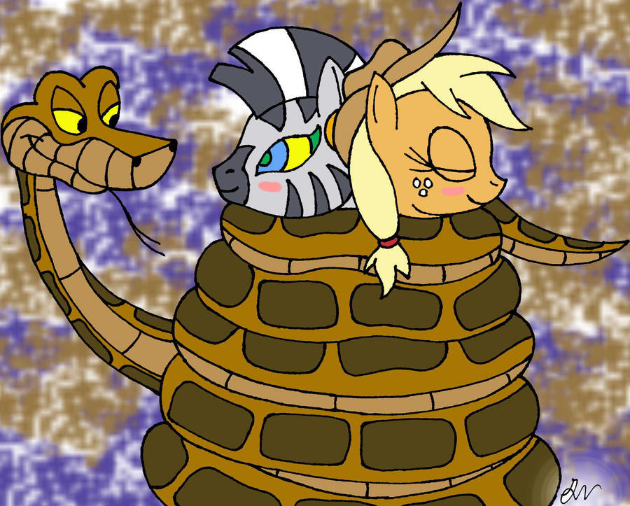 #3432053 - safe, artist:lol20, applejack, zecora, earth pony, pony ...