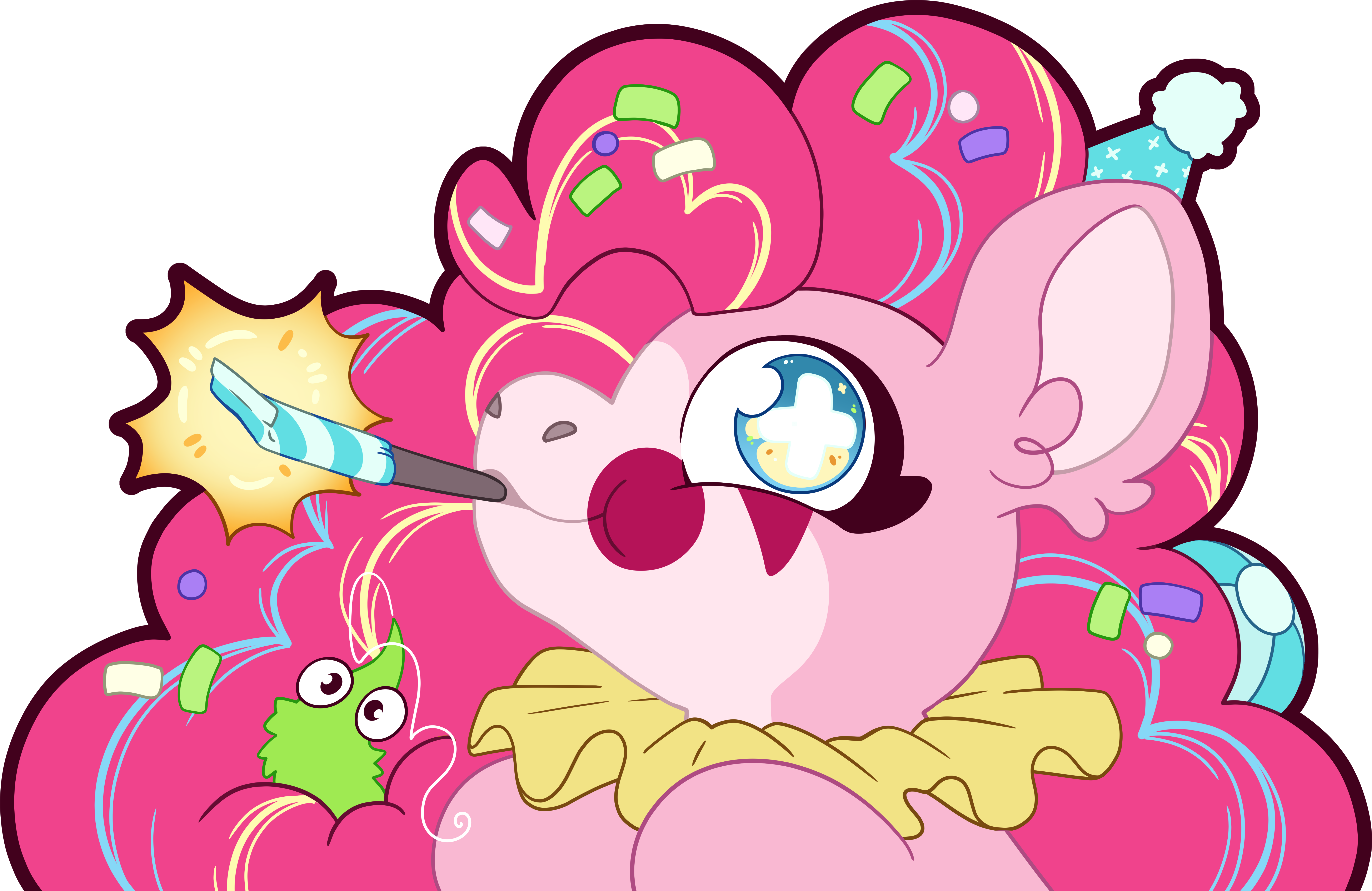 #3415505 - safe, artist:cutepencilcase, pinkie pie, earth pony, pony ...