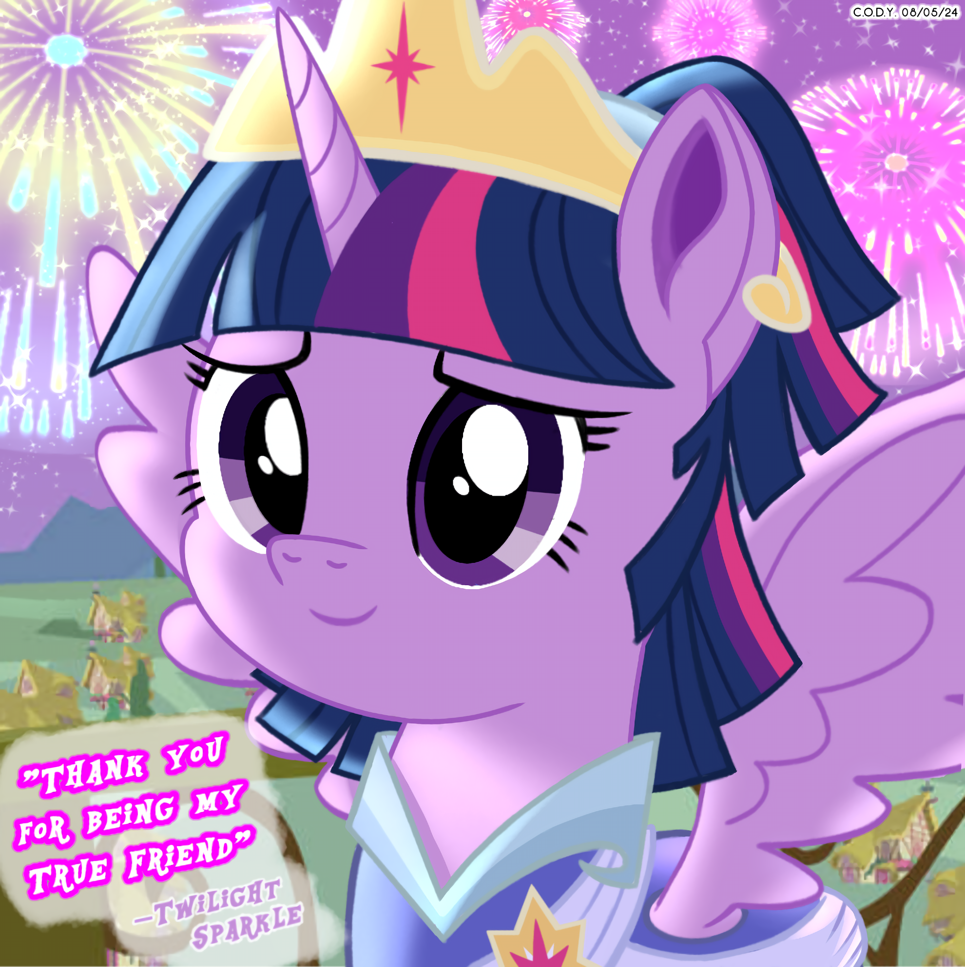 #3415680 - safe, artist:codenamekid, twilight sparkle, alicorn, pony ...