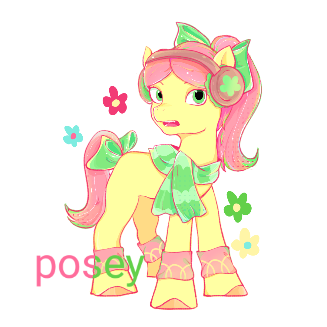 #3416253 - safe, artist:maretime, posey bloom, earth pony, pony, g5, my ...