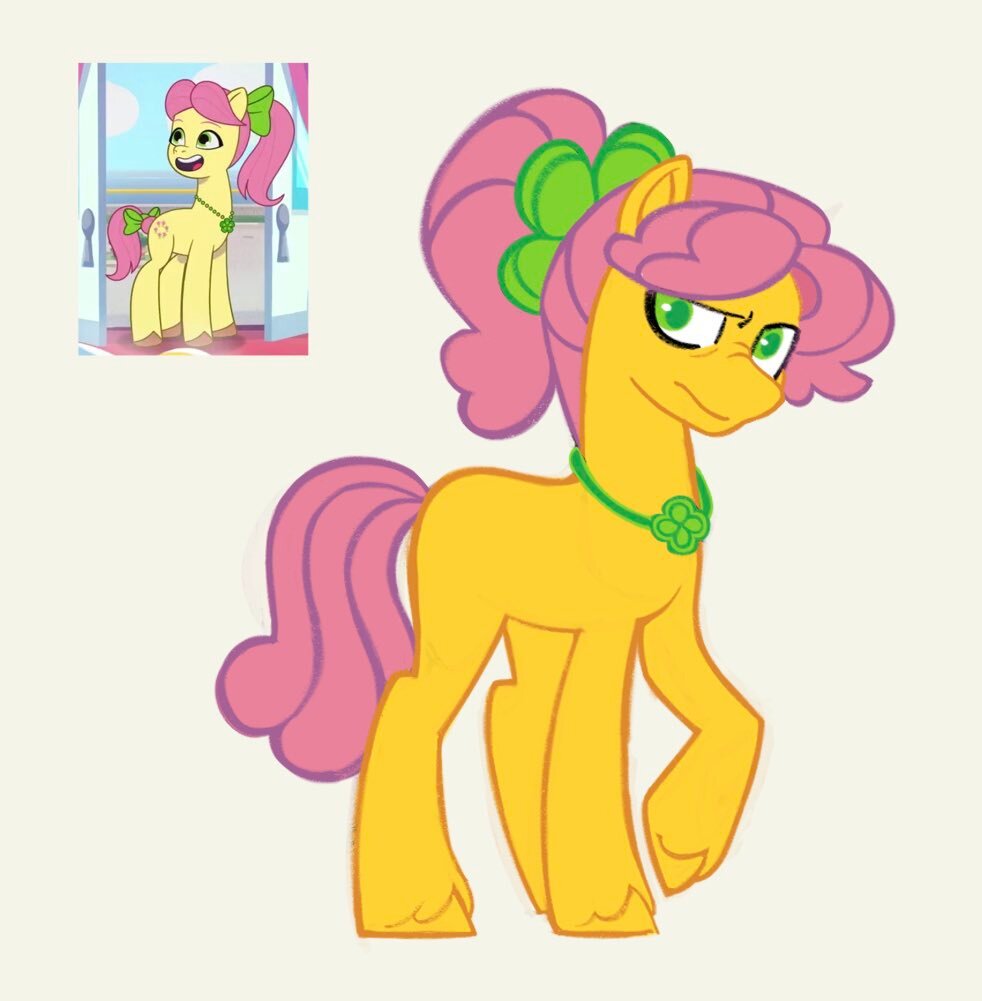 #3417342 - safe, artist:partyponypower, posey bloom, earth pony, pony ...