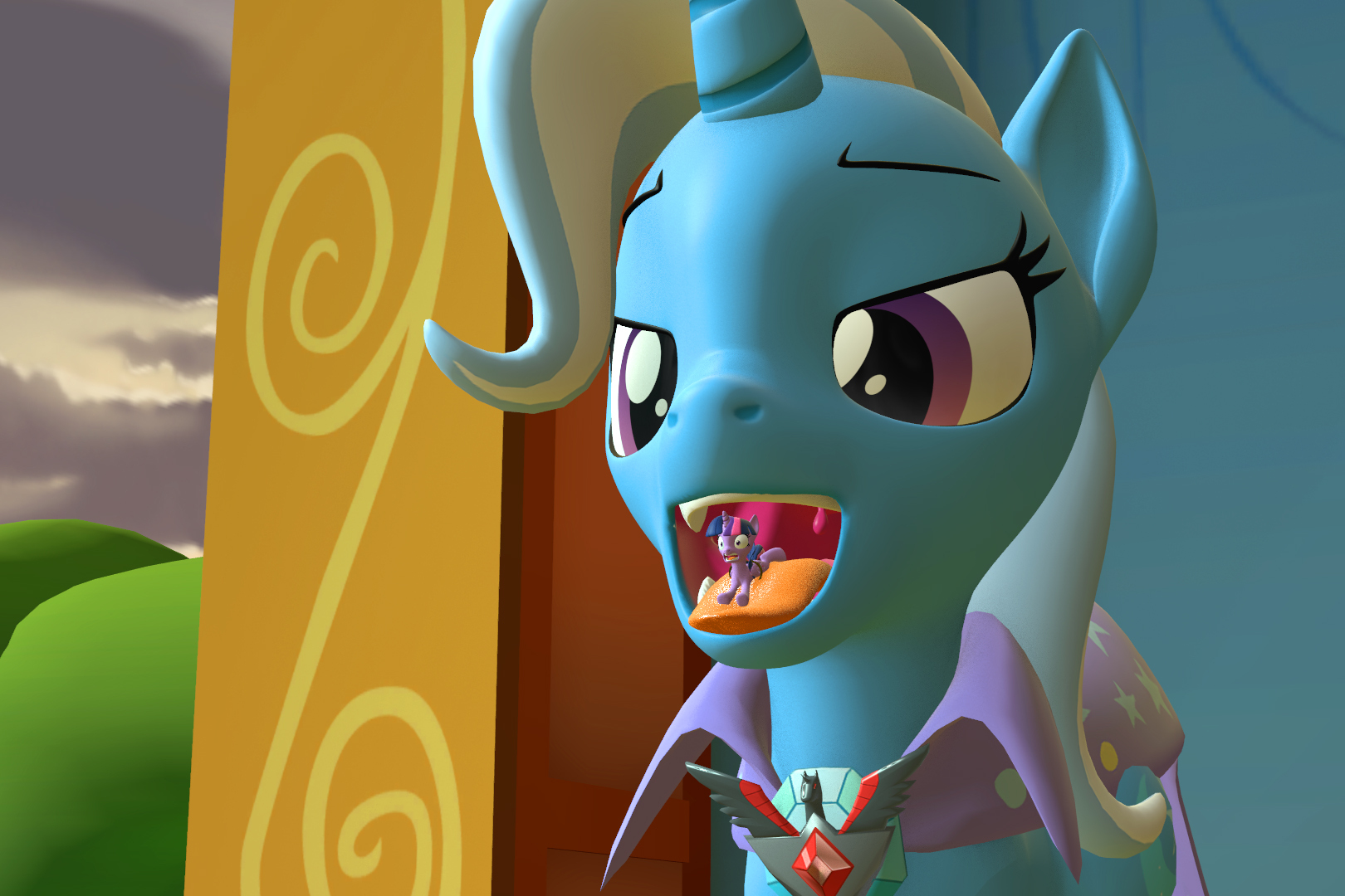 #3417496 - questionable, artist:fernando-fontes-64, trixie, twilight ...