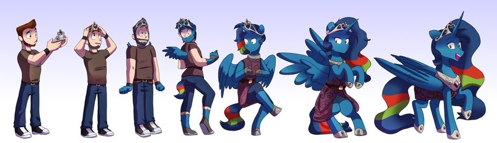 #3417728 - safe, artist:chub-wub, oc, oc only, oc:blue sky, alicorn, human, pony, alicorn oc ...