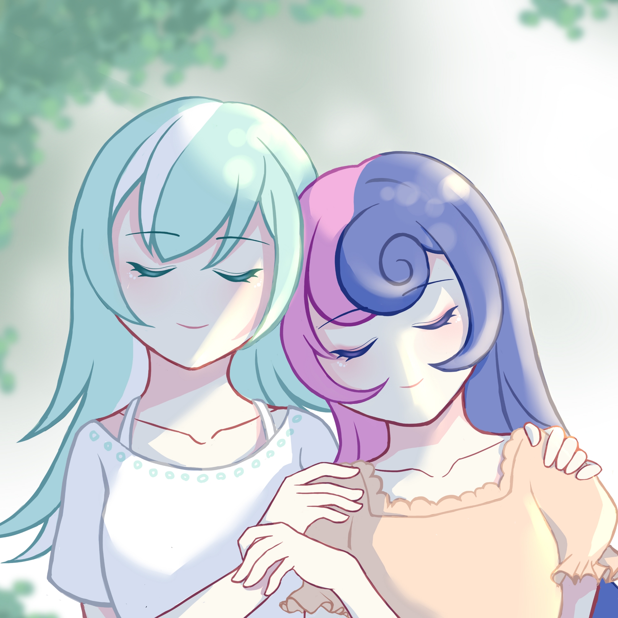 #3433930 - safe, artist:tbc35, bon bon, lyra heartstrings, sweetie ...