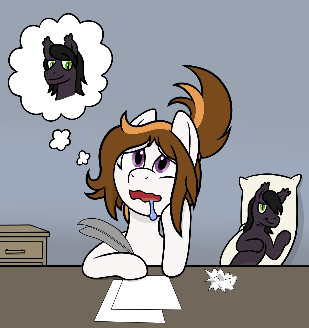 #3434199 - safe, artist:scraggleman, oc, oc only, oc:bleak wing, oc ...