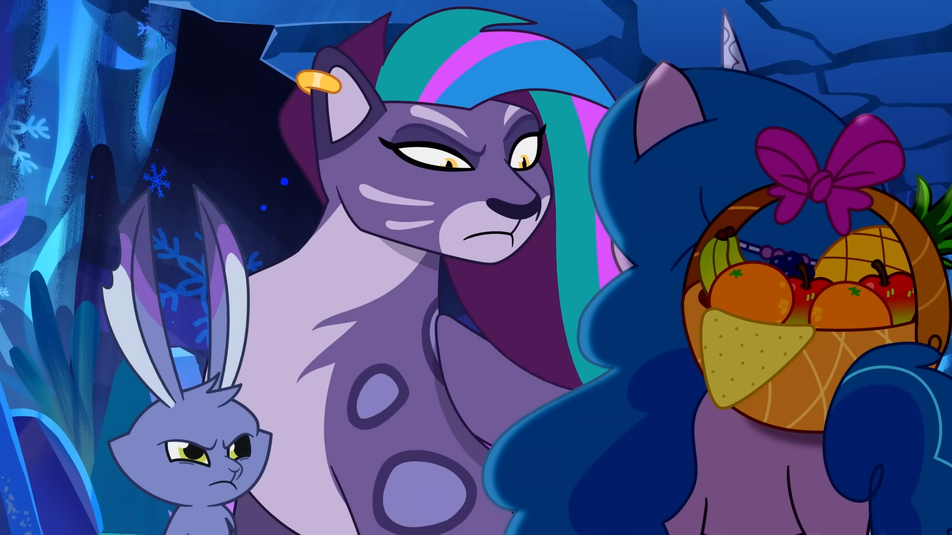 #3439697 - safe, screencap, allura, izzy moonbow, twitch (g5), aq bars ...