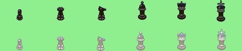 #3441241 - safe, pony town, chess, green background, no pony, pony town ...