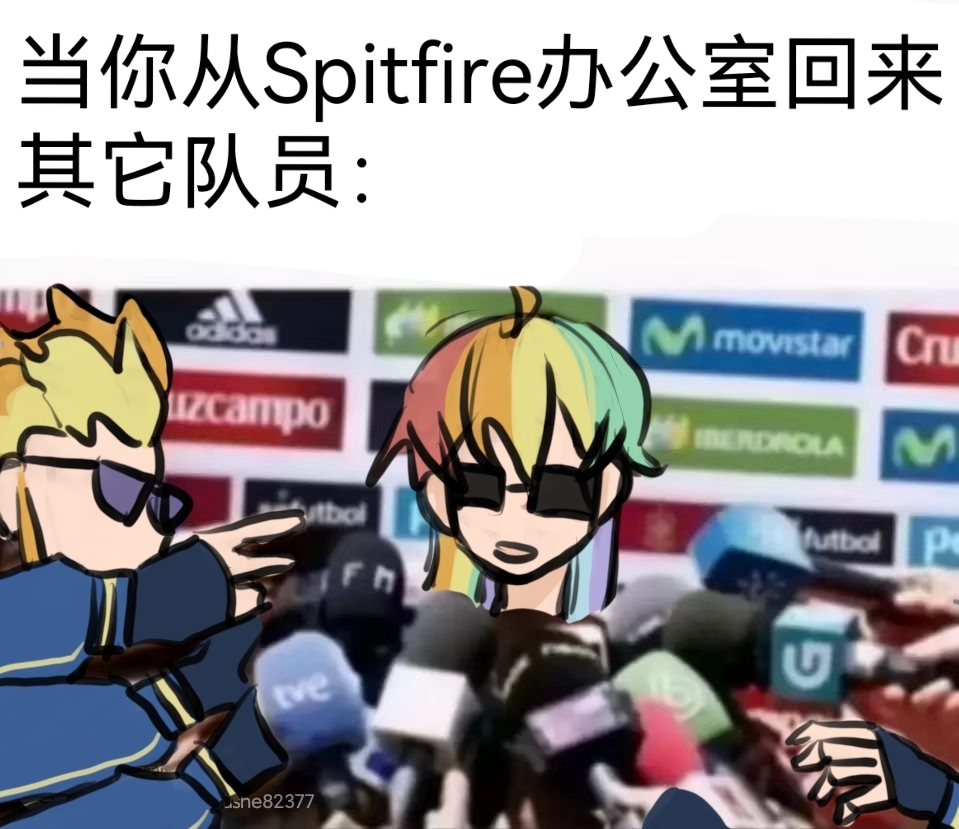 #3443423 - safe, artist:yixiaobua, rainbow dash, spitfire, human ...