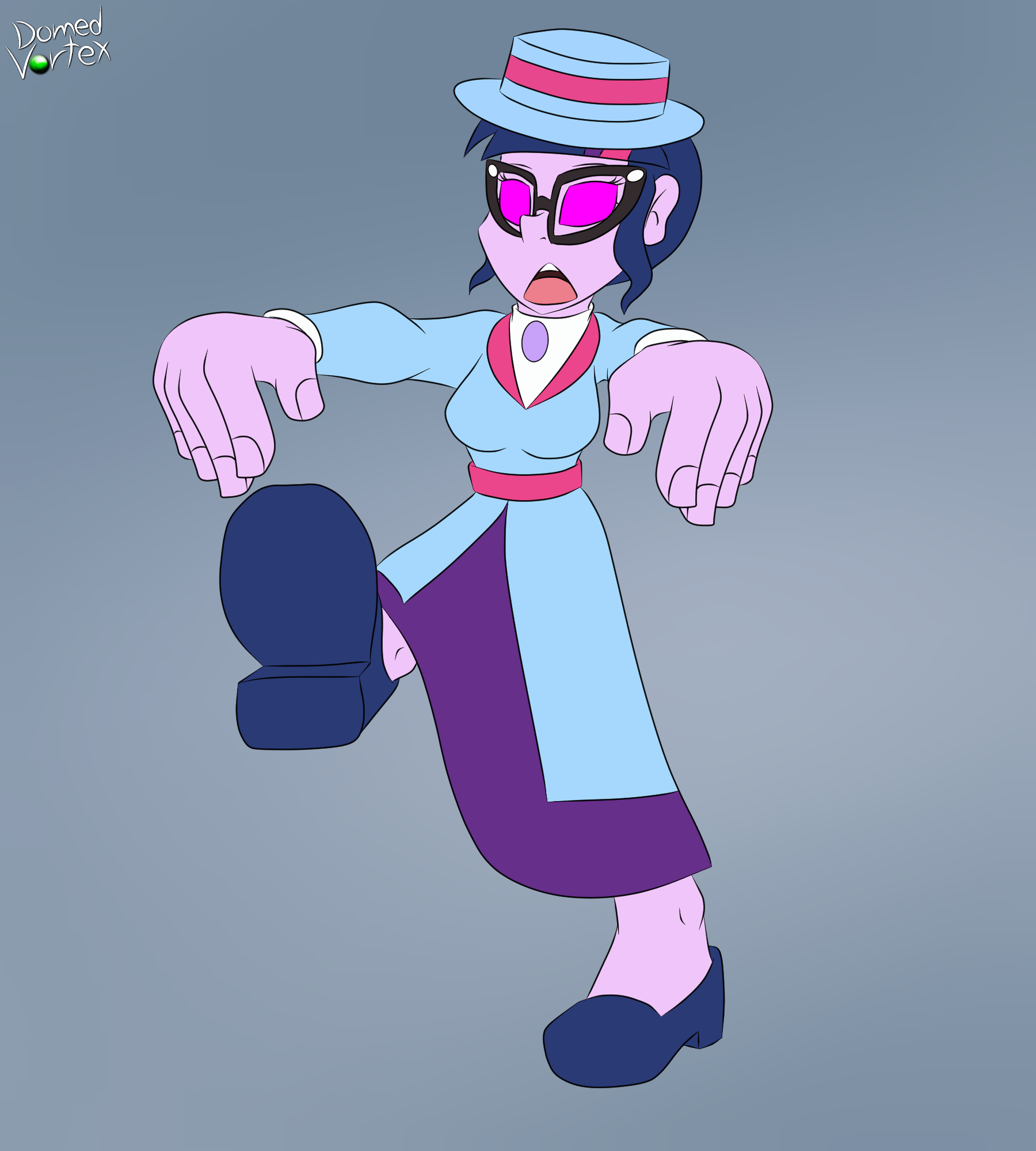 #3443829 - safe, artist:domedvortex, sci-twi, twilight sparkle, human ...