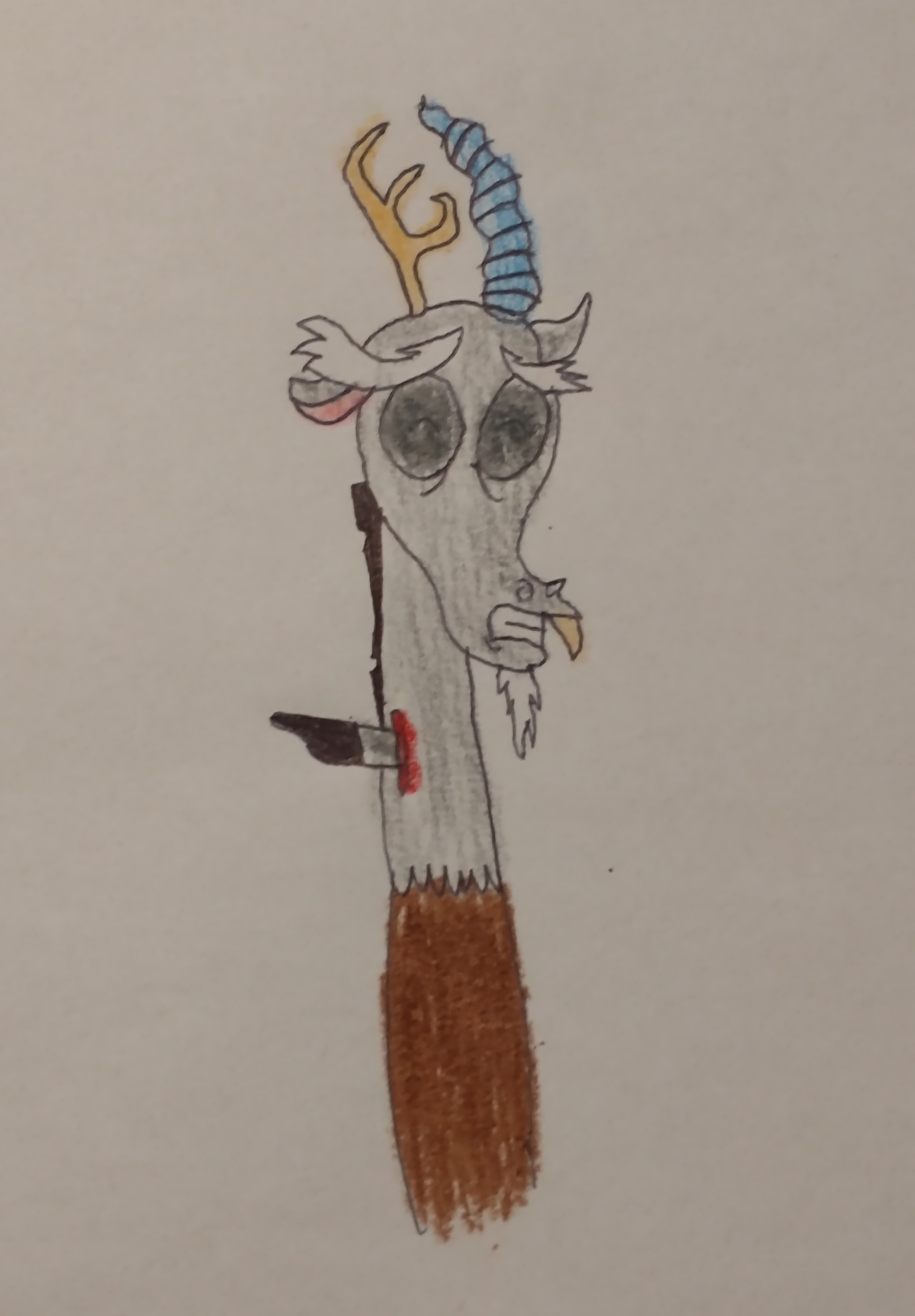 #3447484 - semi-grimdark, anonymous artist, discord, draconequus, g4 ...