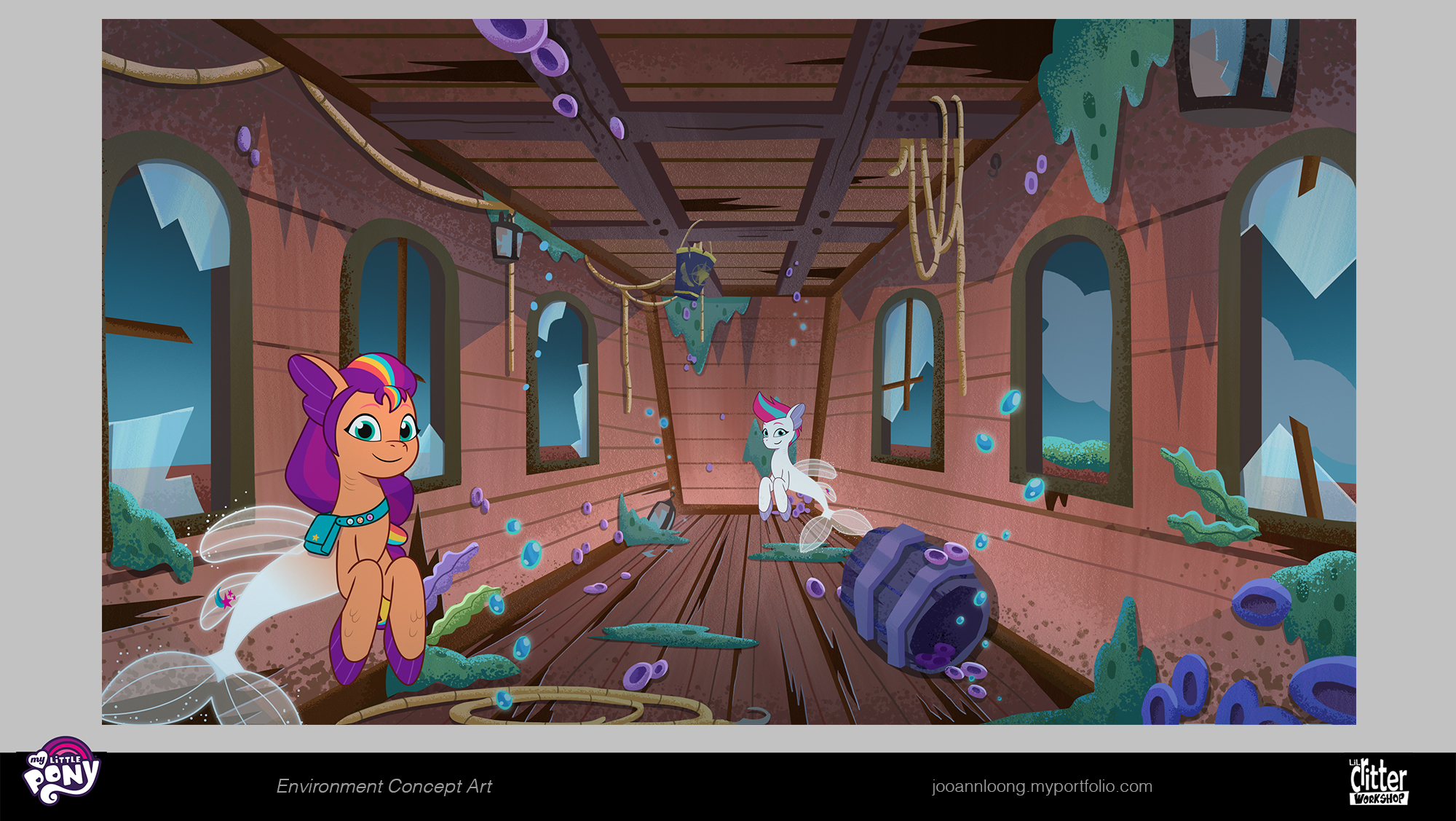 #3447992 - safe, artist:jooann loong, lil critter workshop, sunny ...