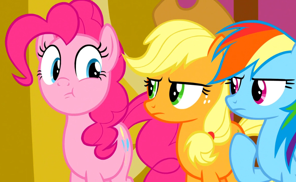 #3448062 - safe, applejack, pinkie pie, rainbow dash, earth pony ...