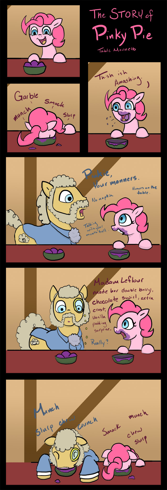 #3453102 - safe, artist:jberg18, pinkie pie, sir lintsalot, pony, the ...