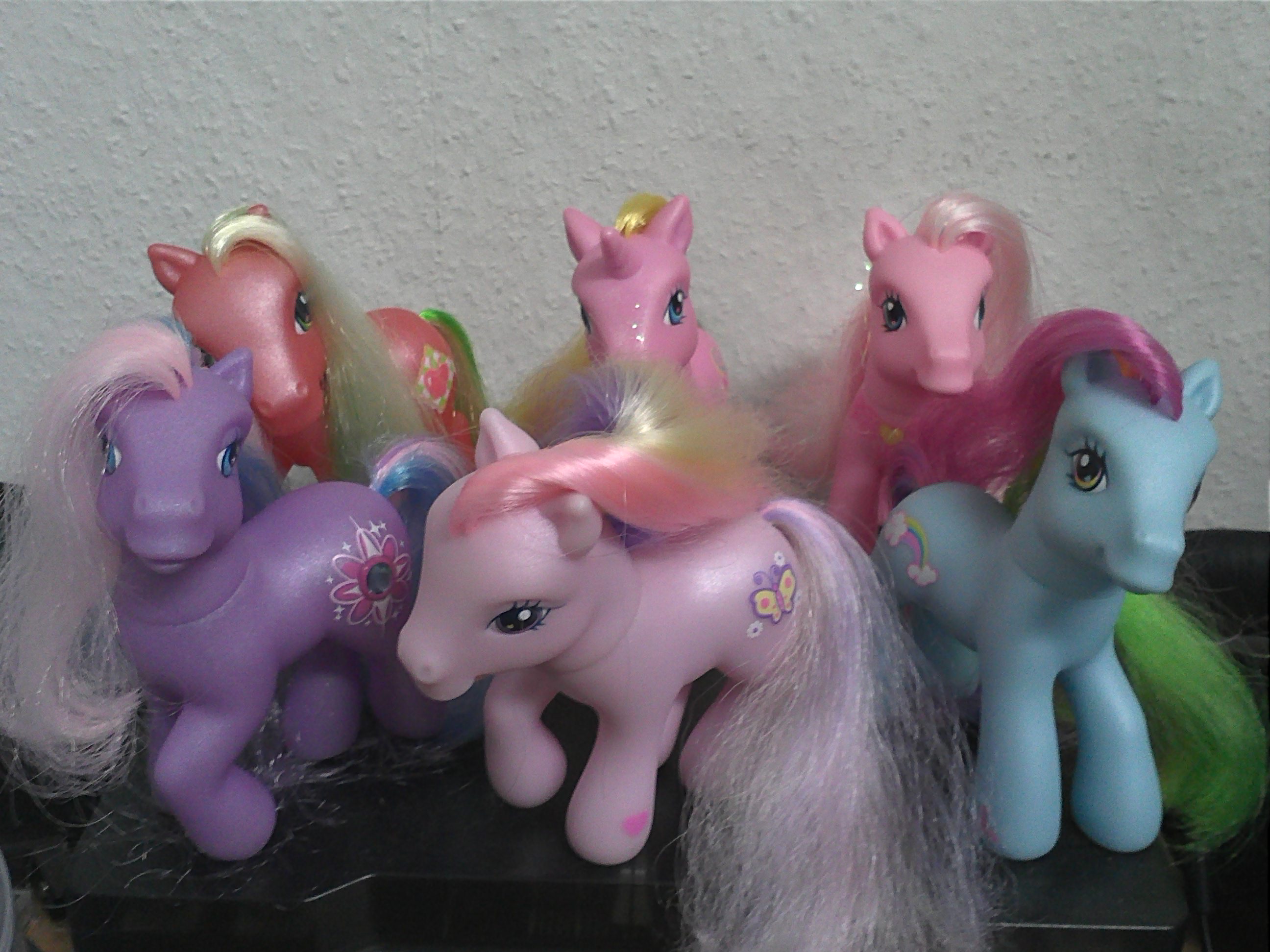 #3436869 - safe, artist:mrsushibomber100, applejack (g3), fluttershy (g3), pinkie pie (g3 ...