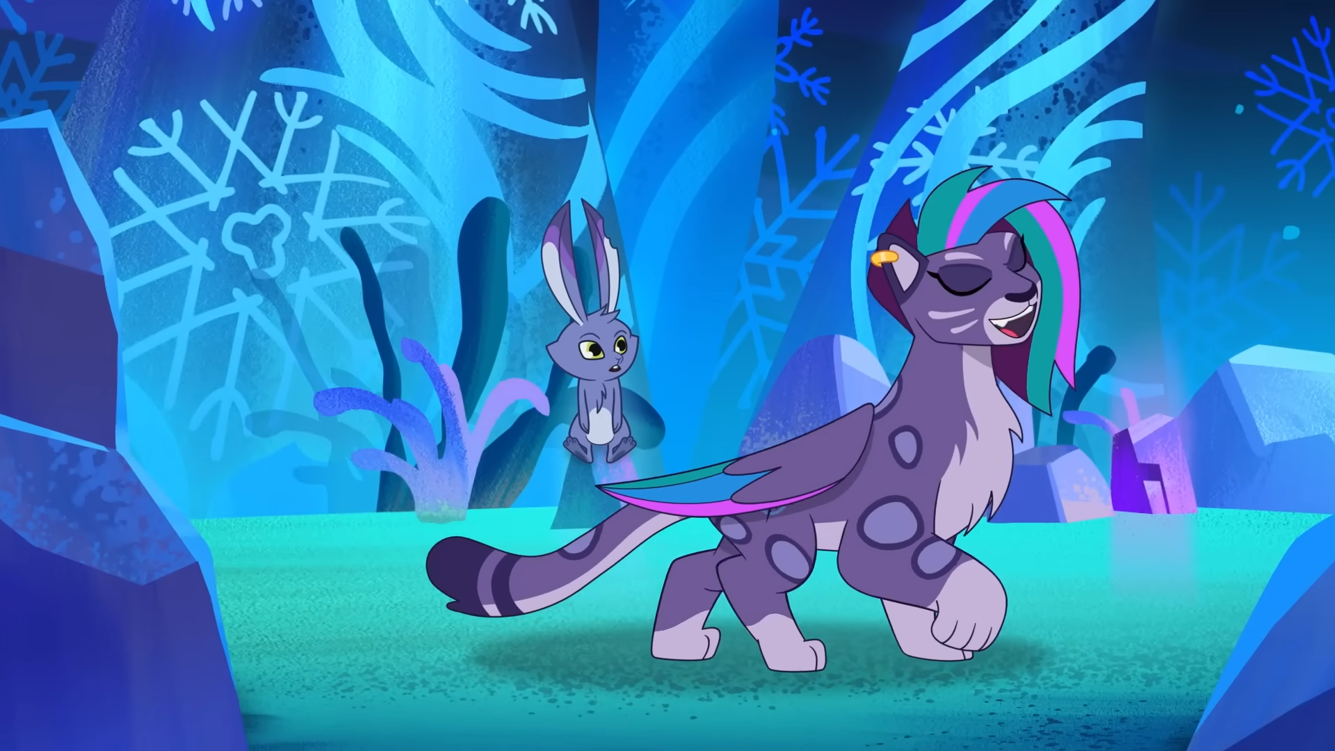 #3438428 - safe, screencap, allura, twitch (g5), aq bars, big cat ...