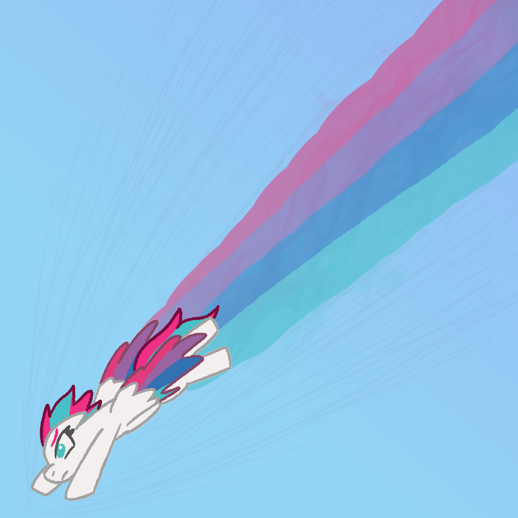 #3438657 - safe, artist:zoeyhorse, zipp storm, pegasus, pony, g5 ...