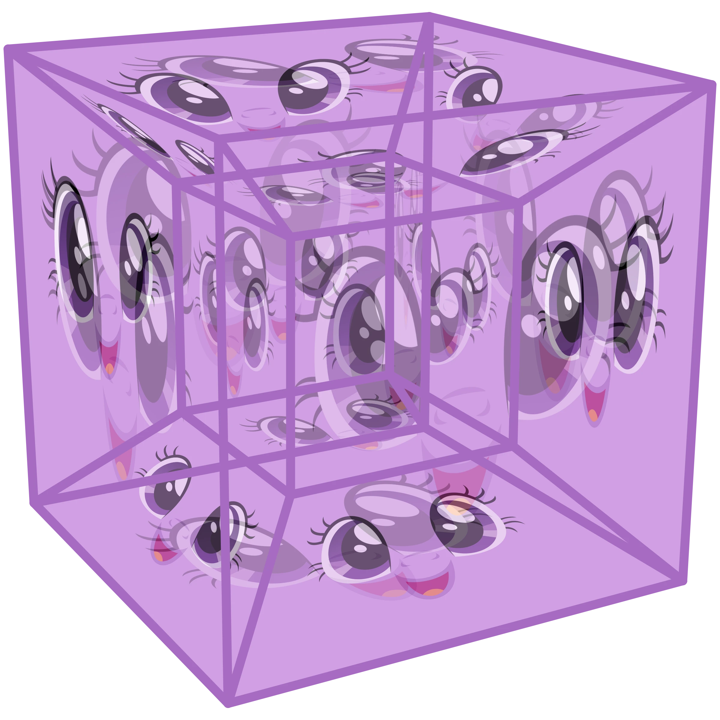 #3439110 - artist needed, safe, twilight sparkle, g4, cyriak, face, geometry, hypercube, open ...