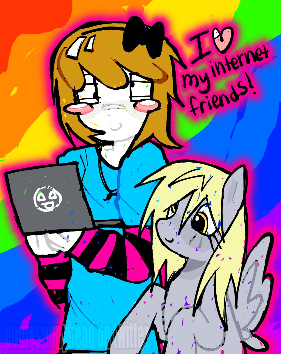 #3518799 - safe, artist:poniesinmyhead, derpy hooves, pegasus, pony, g4, clothes, derpina, duo ...