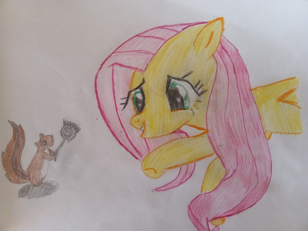 #3524620 - safe, artist:victoric1993, pegasus, pony, squirrel, g4, my ...