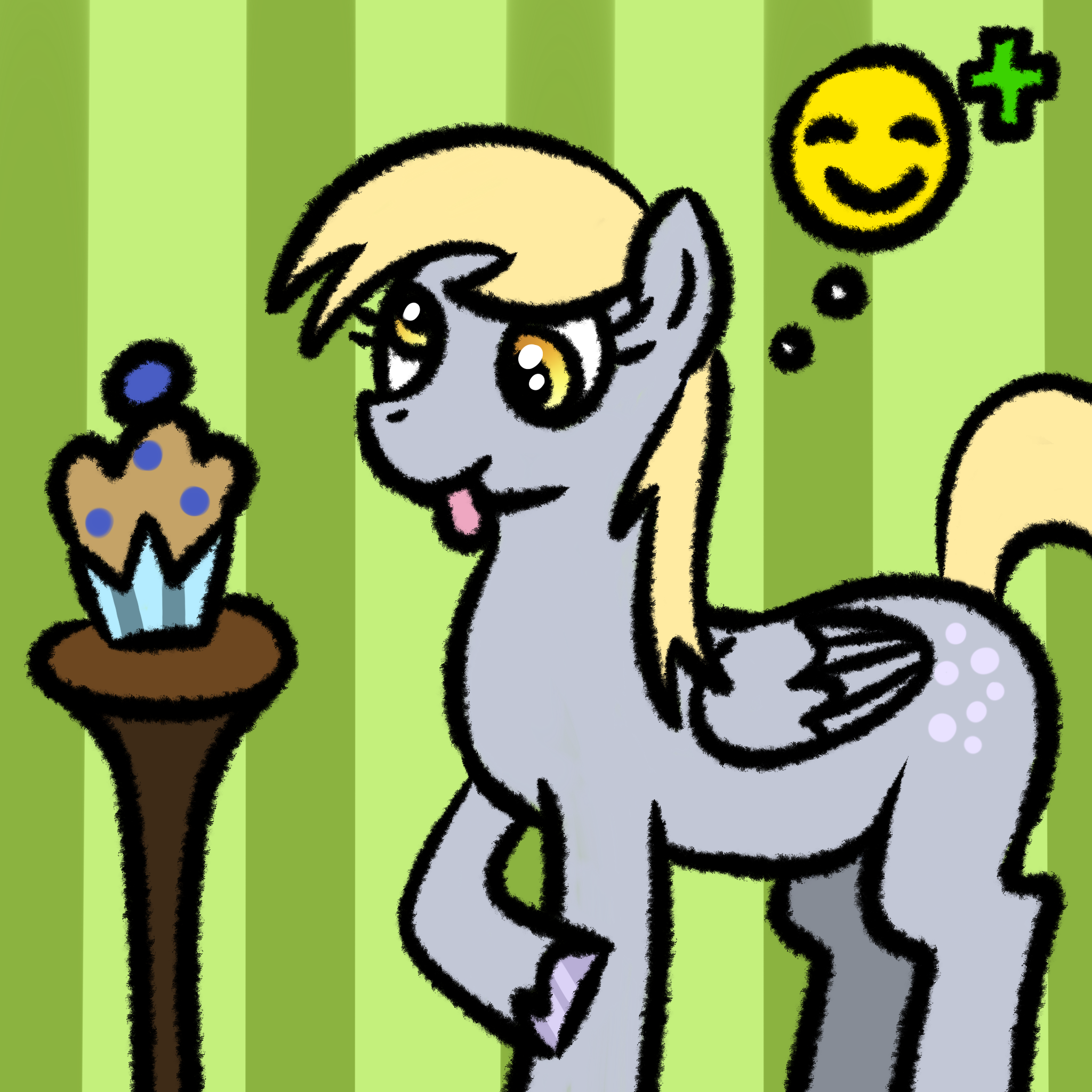 #3526168 - safe, artist:lewdyloops, derpy hooves, pegasus, pony, g4 ...