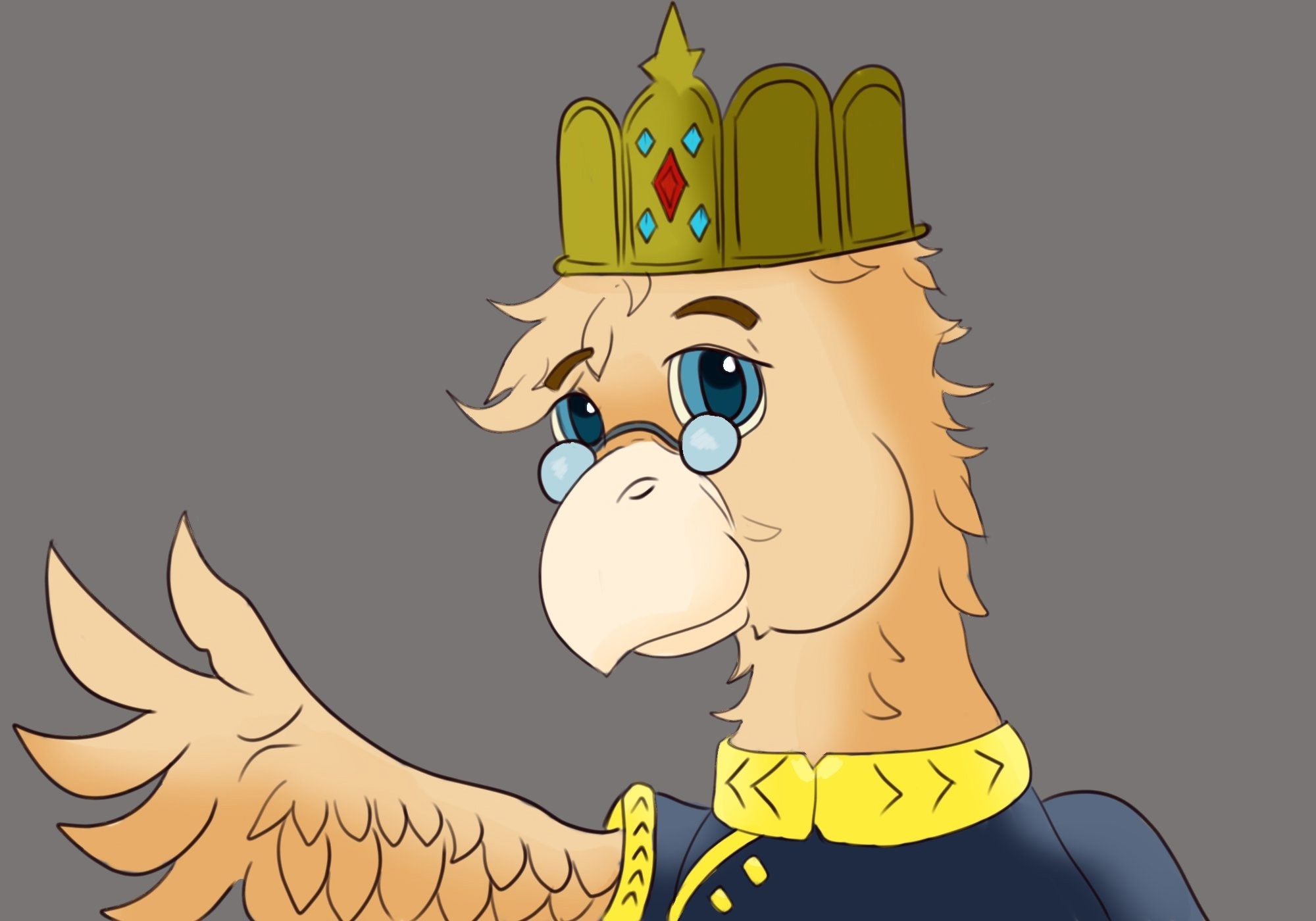 #3529451 - safe, artist:funkshire, oc, oc only, oc:grover vi, griffon ...