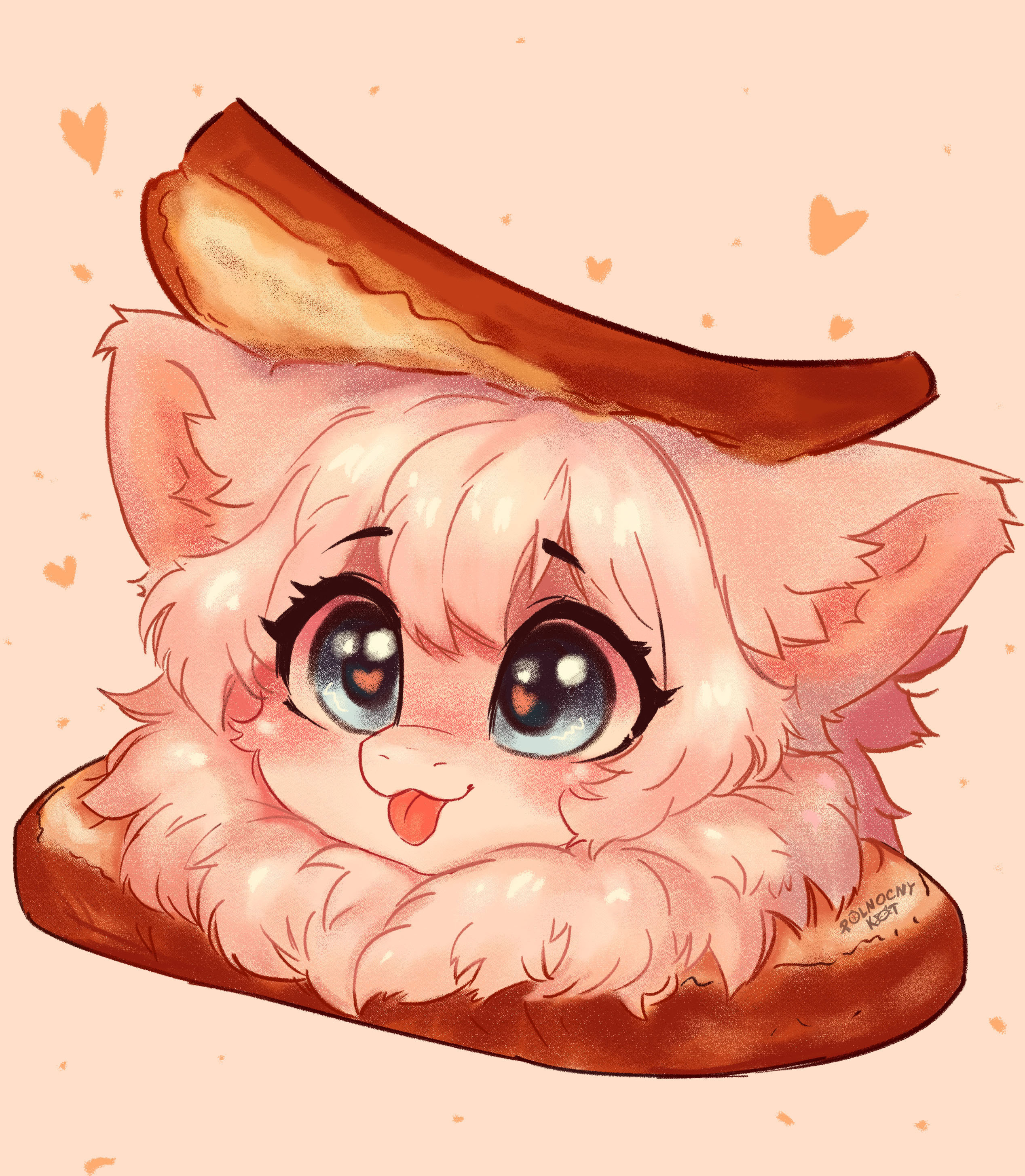 #3530486 - safe, artist:polnocnykot, oc, oc only, oc:fluffle puff, pony ...