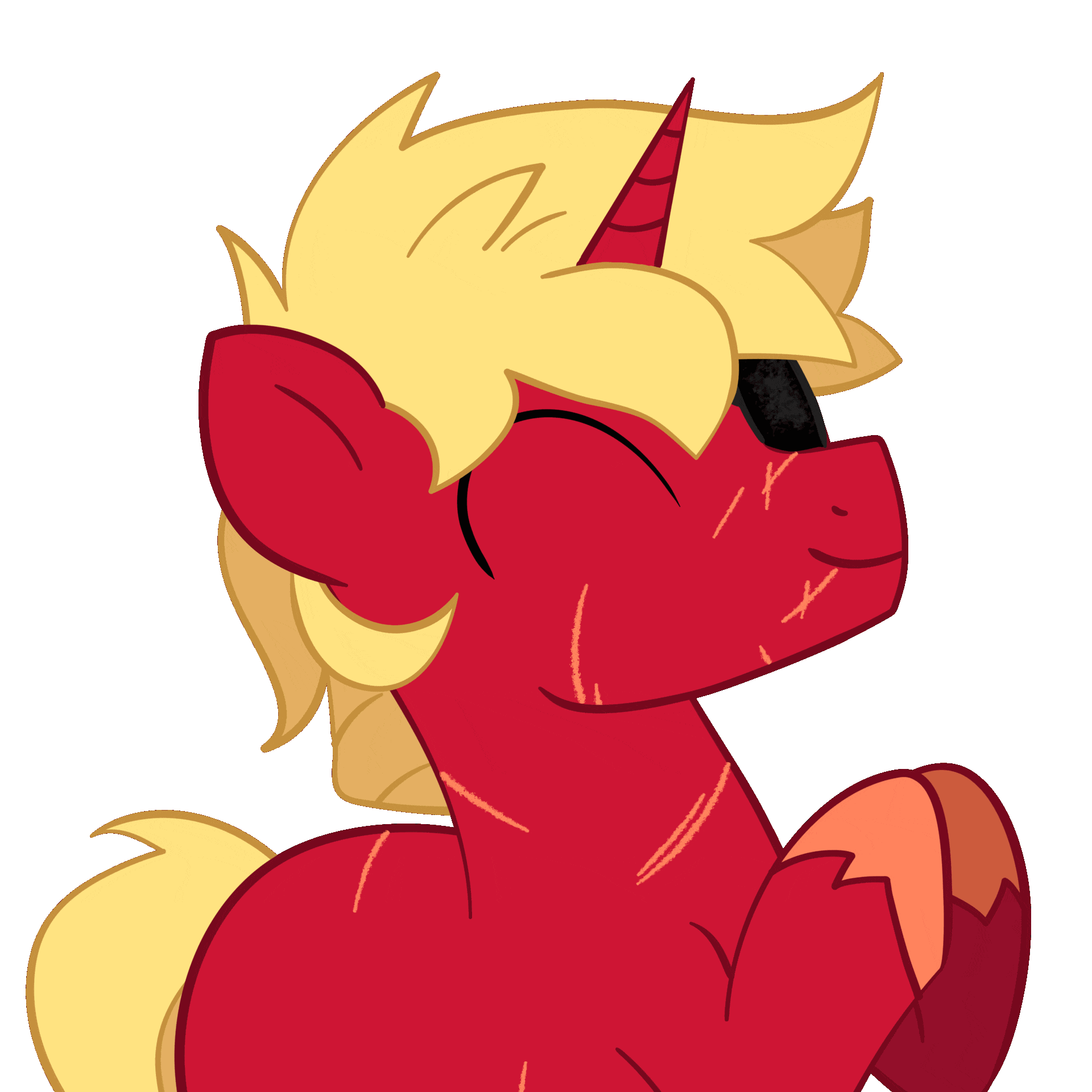 #3531456 - safe, artist:lexbunsfw, oc, oc:steel prism, unicorn ...