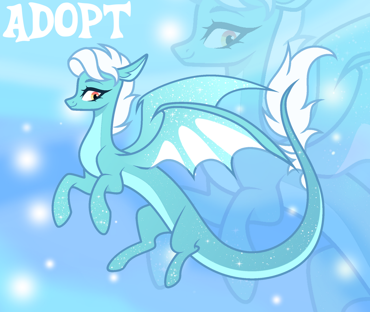 #3531747 - safe, artist:vi45, oc, dracony, dragon, hybrid, female, solo - Derpibooru