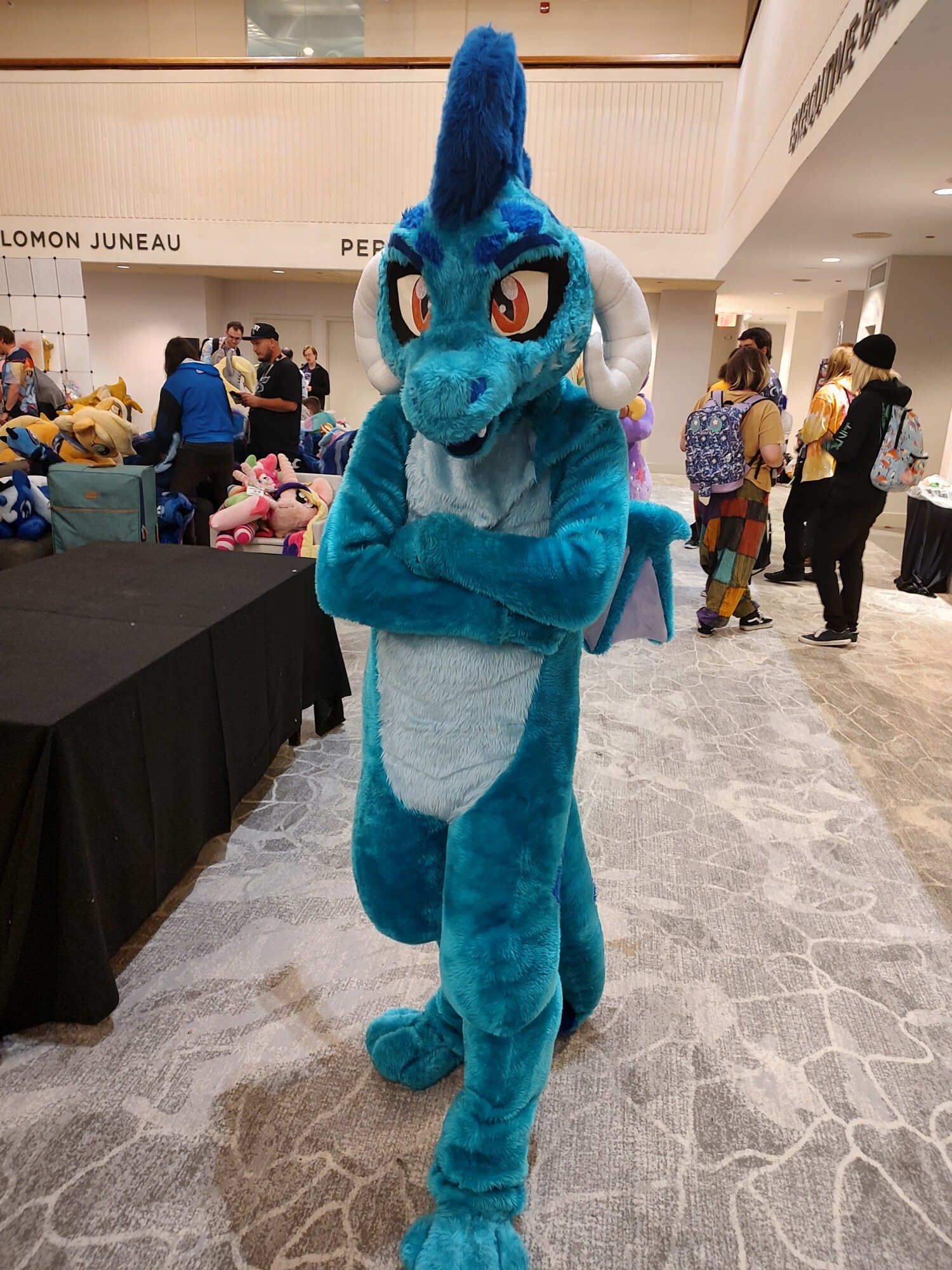 #3519384 - safe, princess ember, g4, fursuit, indoors, irl, photo ...