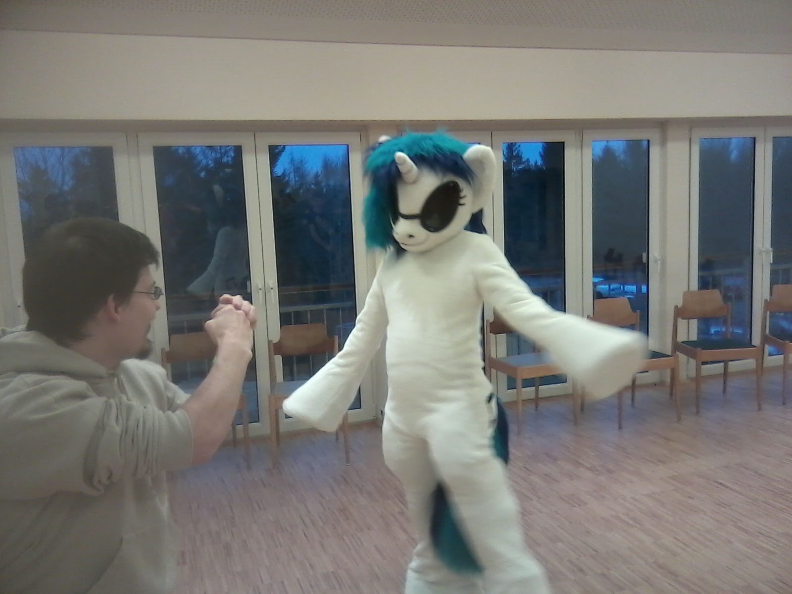 #3519443 - safe, artist:atalonthedeer, dj pon-3, vinyl scratch, human ...