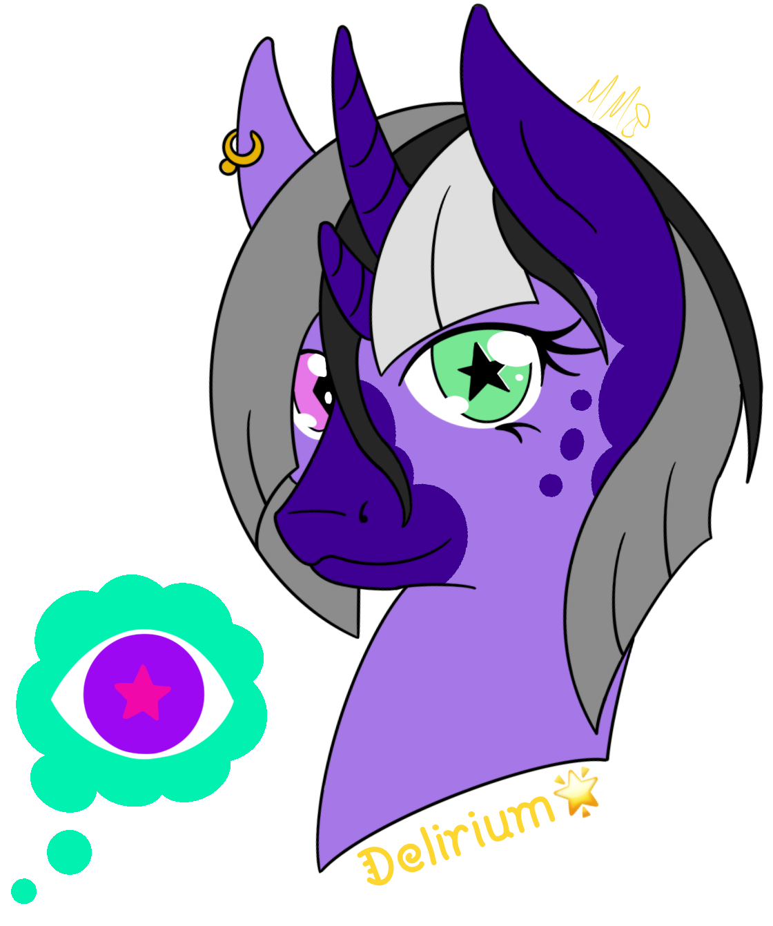 #3532093 - safe, oc, oc only, oc:delirium, bicorn, female, horn, mare ...