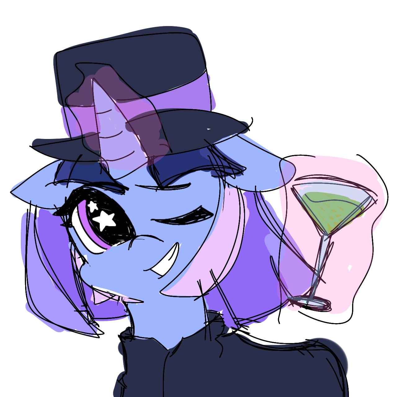 #3532174 - safe, artist:anonymous, oc, oc only, oc:flawless sparklemoon, pony, unicorn, classy ...