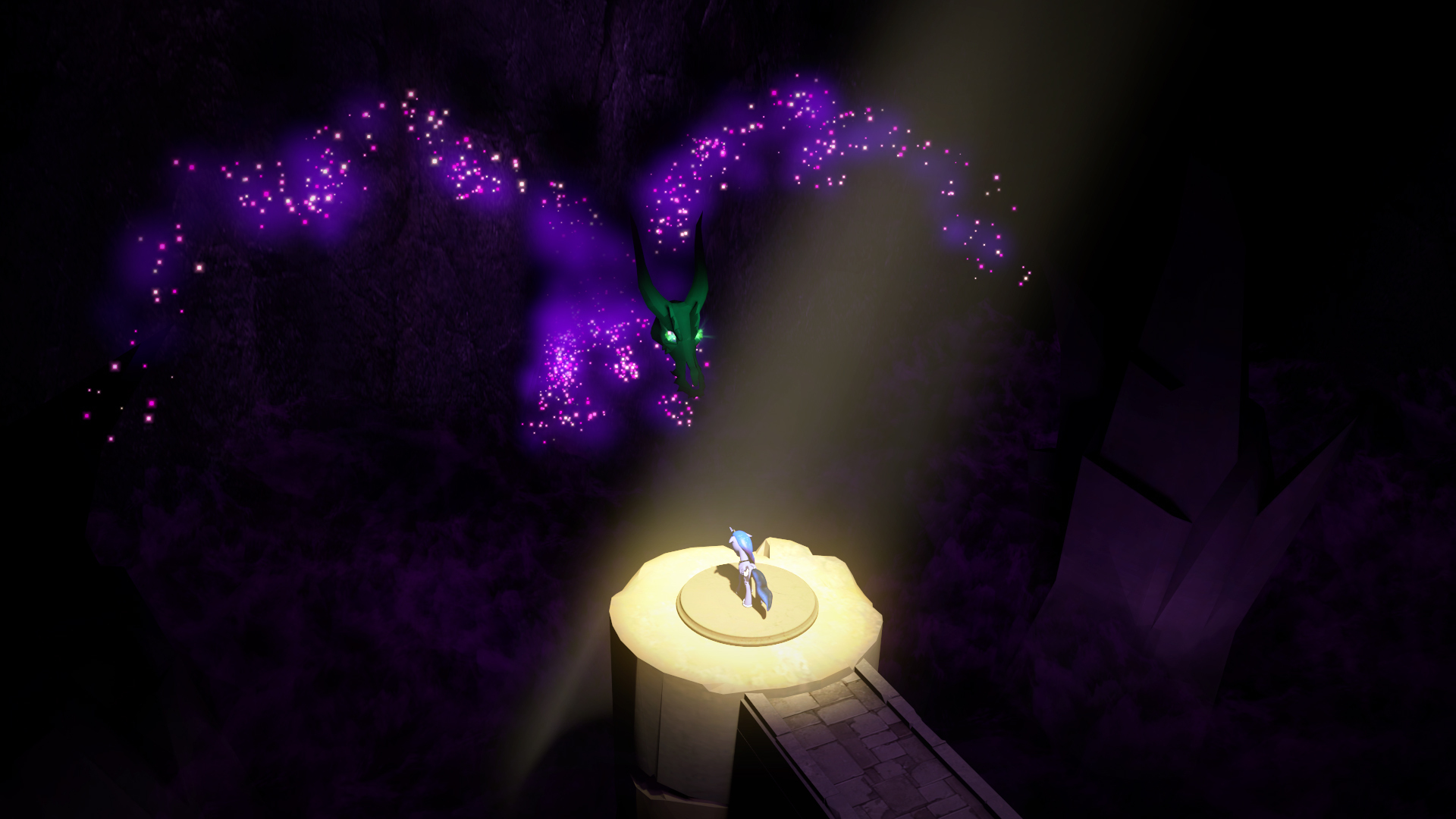 #3533065 - safe, artist:herostrain, princess luna, alicorn, dragon ...