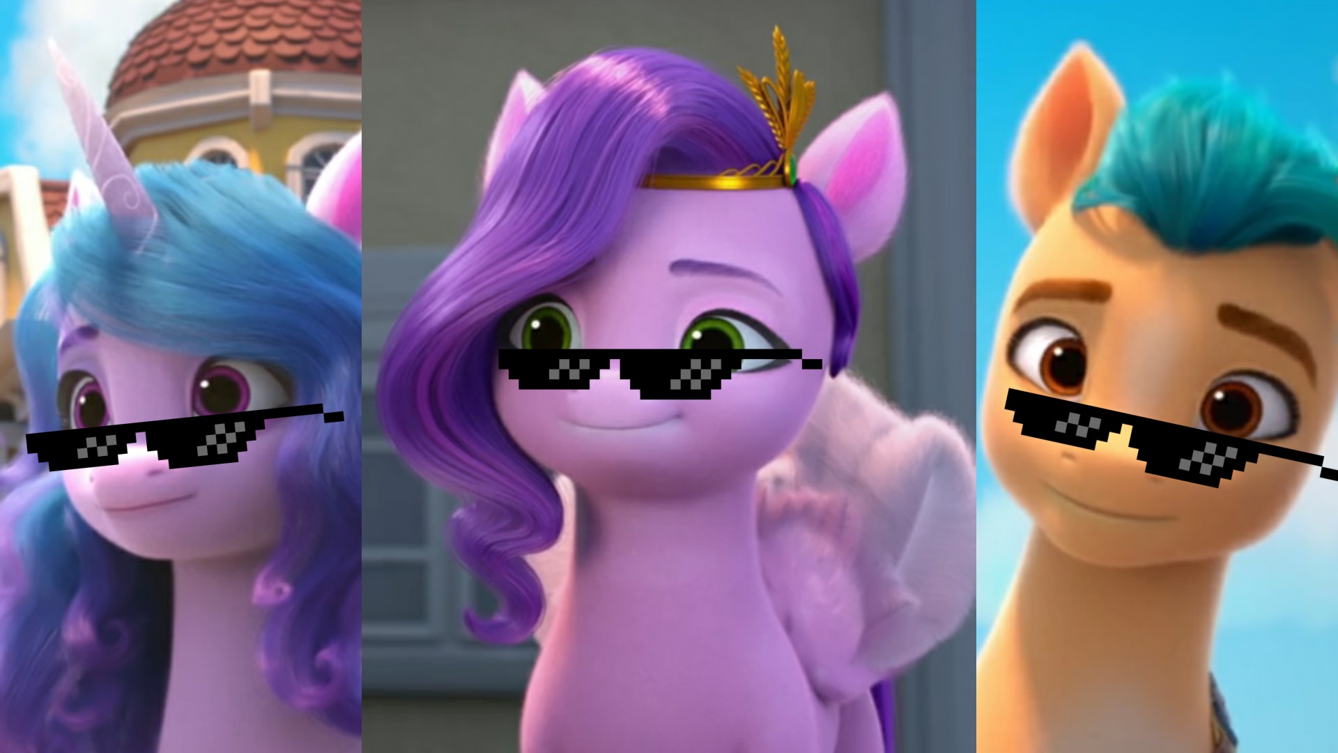 #3533746 - safe, artist:tom artista, edit, edited screencap, screencap, hitch trailblazer, izzy ...