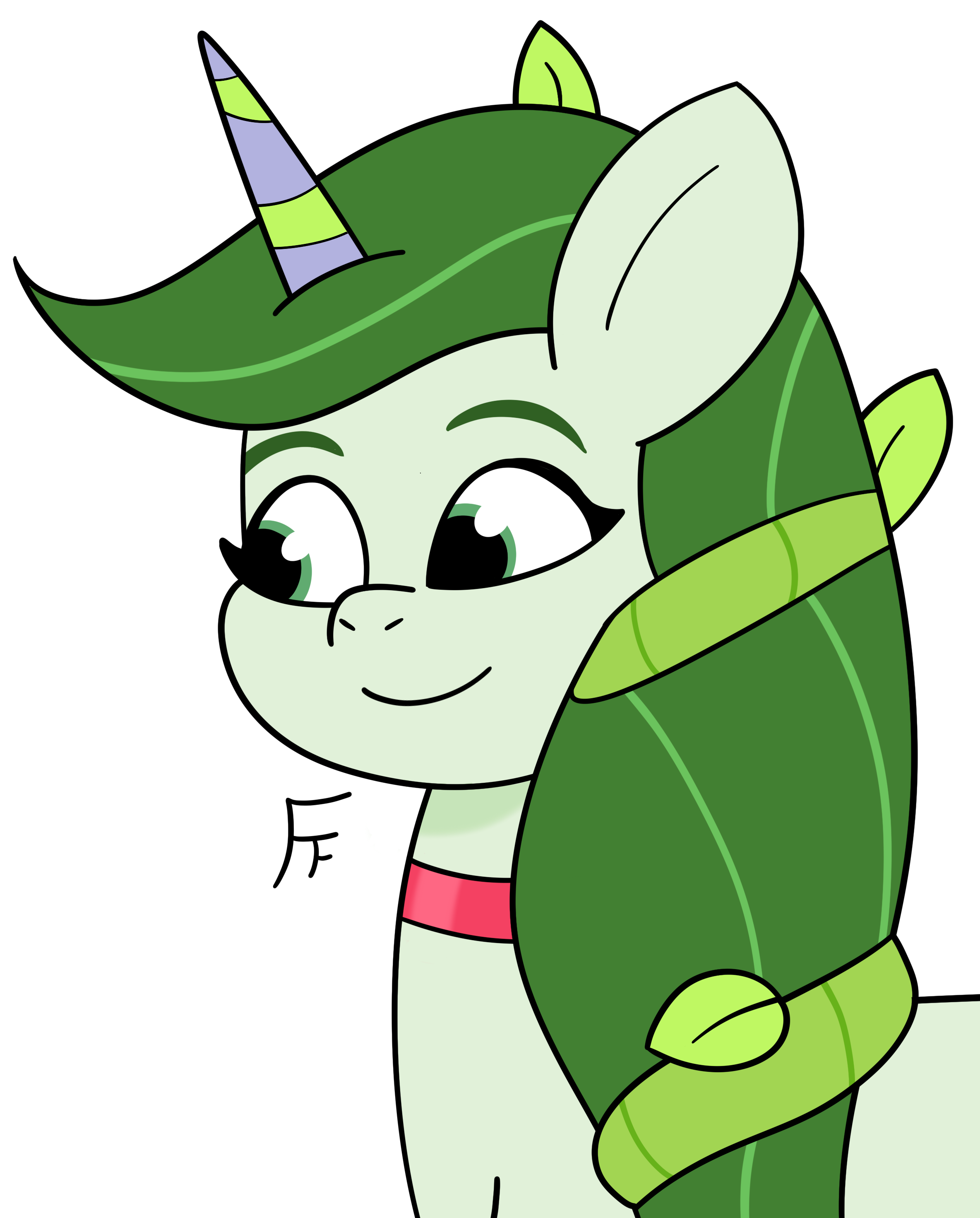 #3533818 - safe, artist:frownfactory, leaf pony, pony, unicorn, g5, my ...
