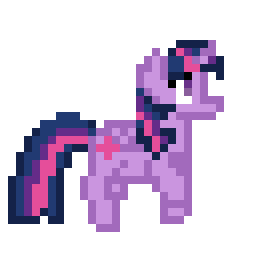 #3535163 - safe, artist:cupute, twilight sparkle, alicorn, pony, g4, animated, bobbin pixel ...